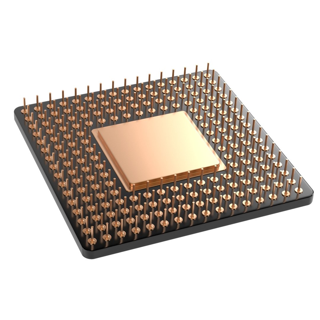 computer chips 3d model