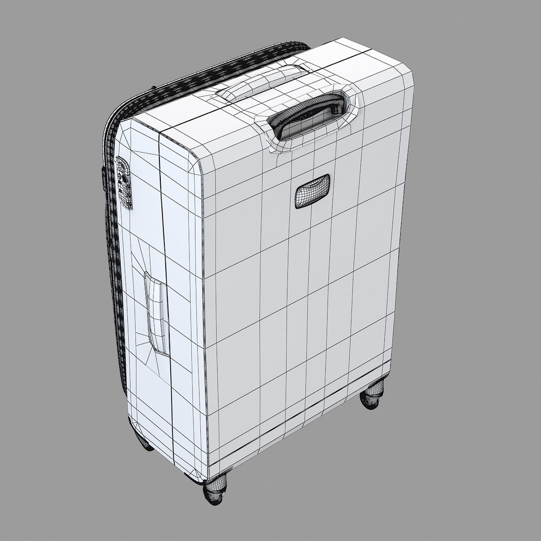Trolley Travel Bag 3d Model