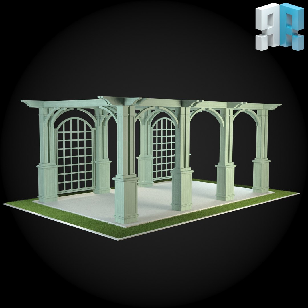 3d Model Of Architectural Modules
