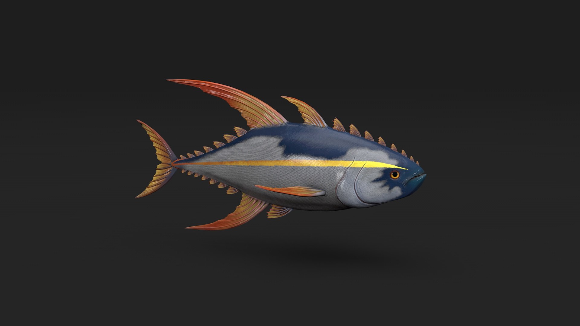 3D Tuna Fish Model - TurboSquid 2351920