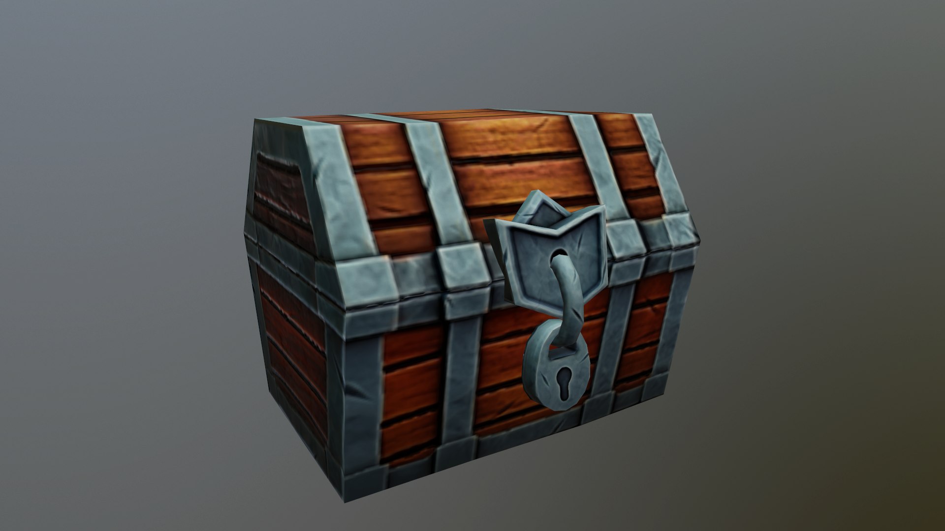 3D Chest Cartoon Toon Model - TurboSquid 1239913