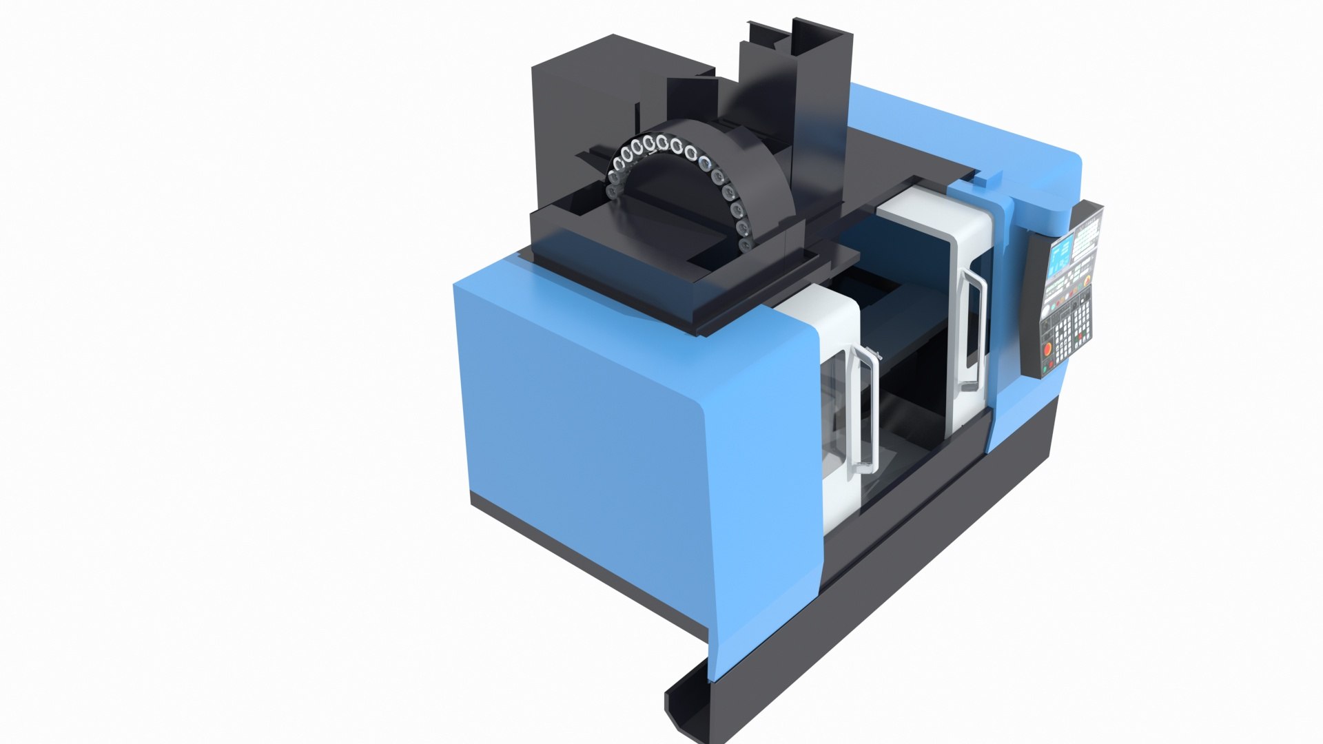 CNC Lathe Universal 02 3D - TurboSquid 2081242