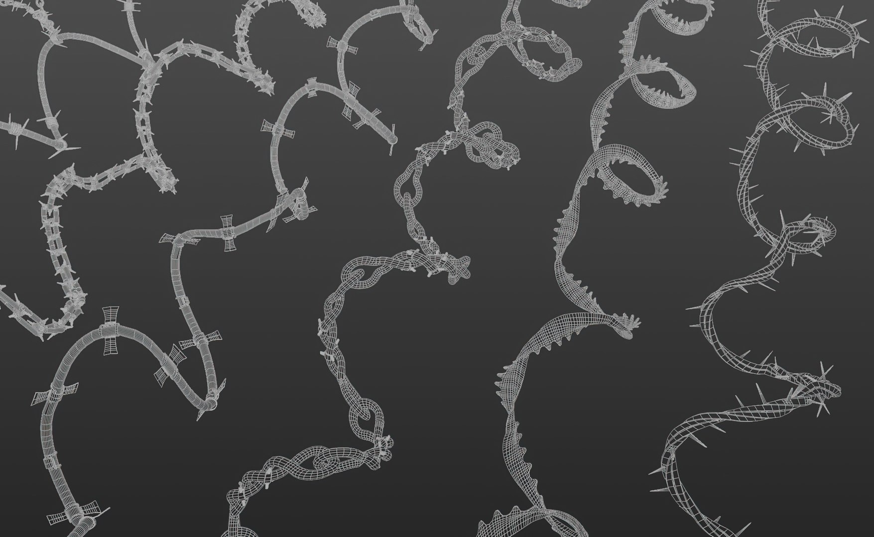 3D Model Barbed Wire - TurboSquid 1976645