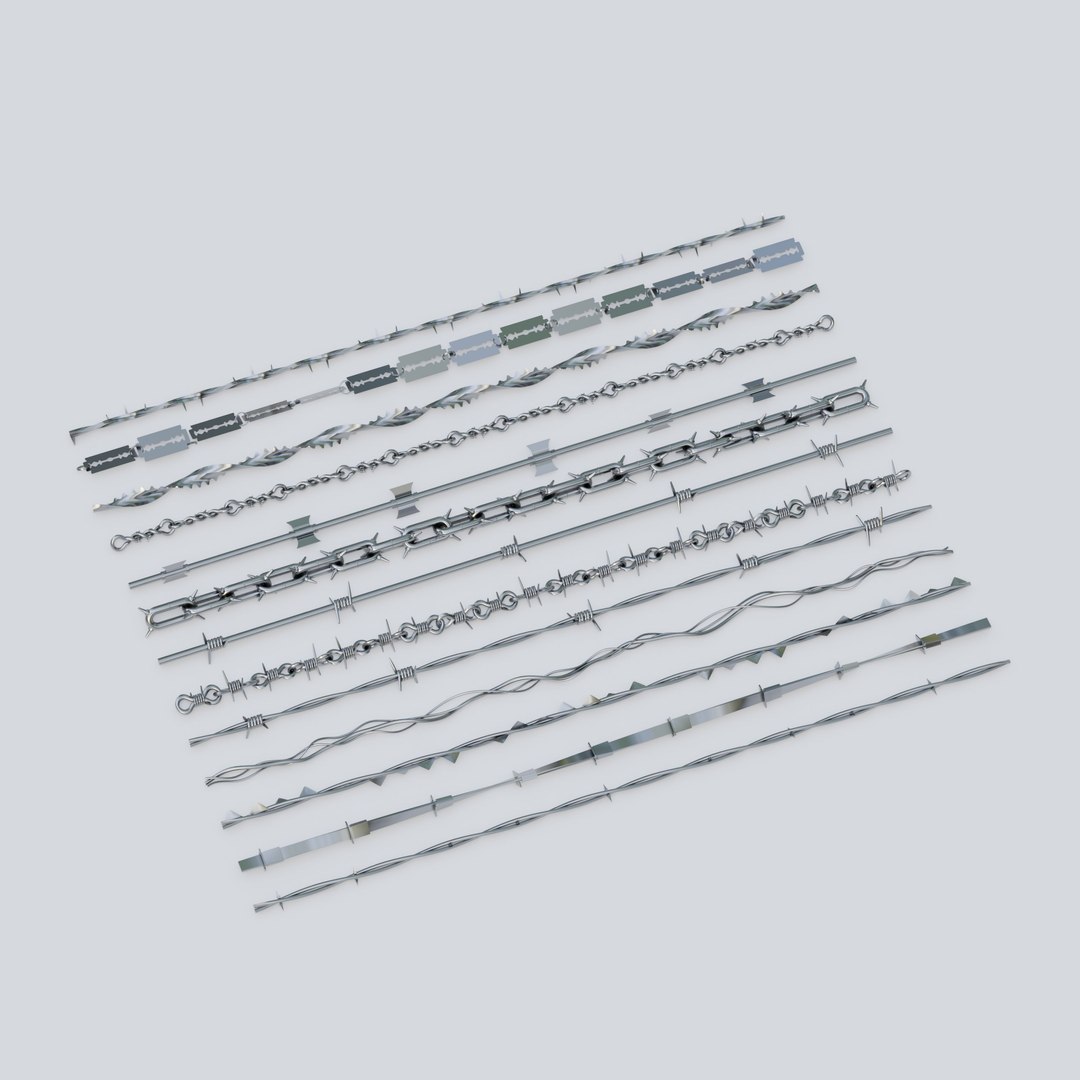 3D Model Barbed Wire - TurboSquid 1976645