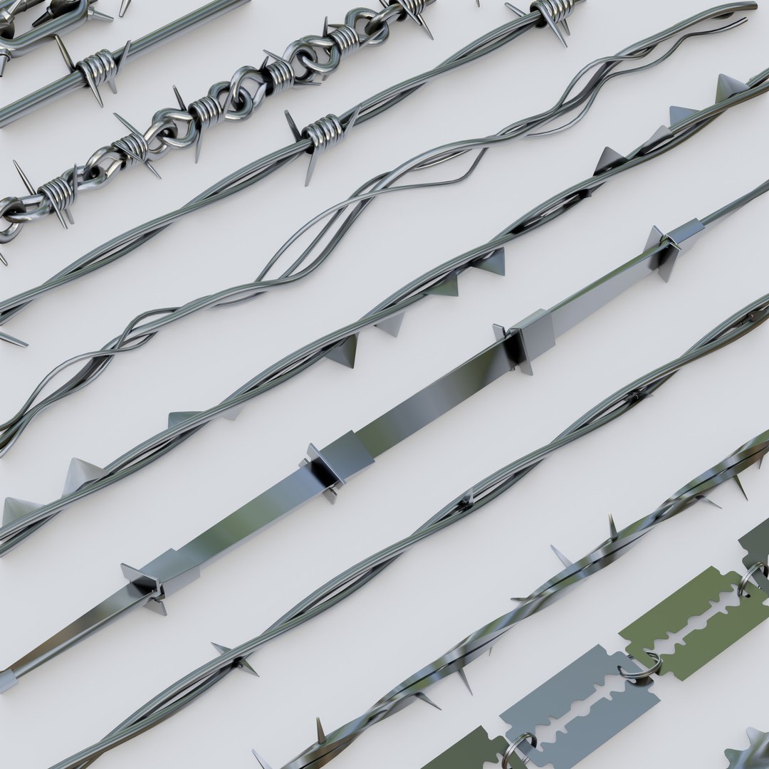 3D Model Barbed Wire - TurboSquid 1976645