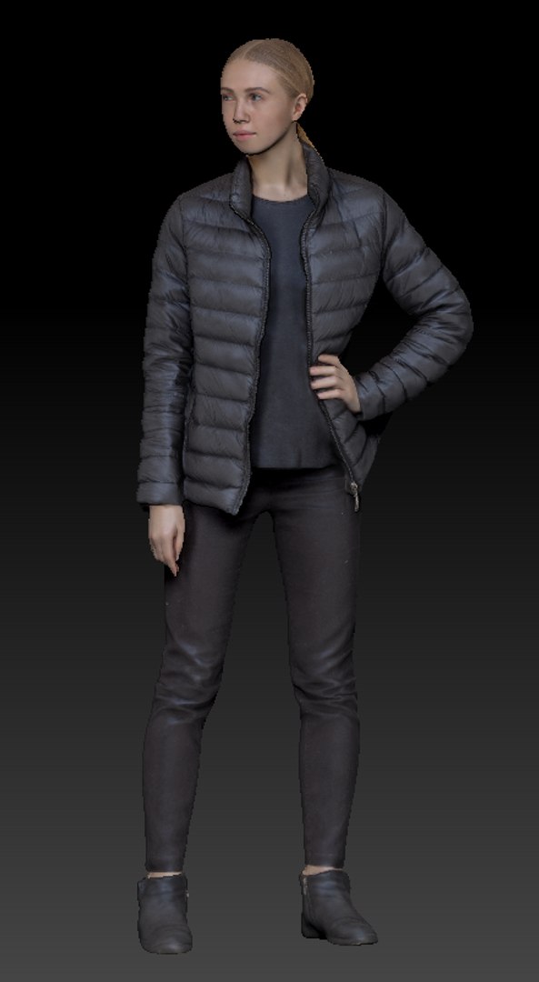 Photogrammetry Young Woman Casual 3D - TurboSquid 1449939