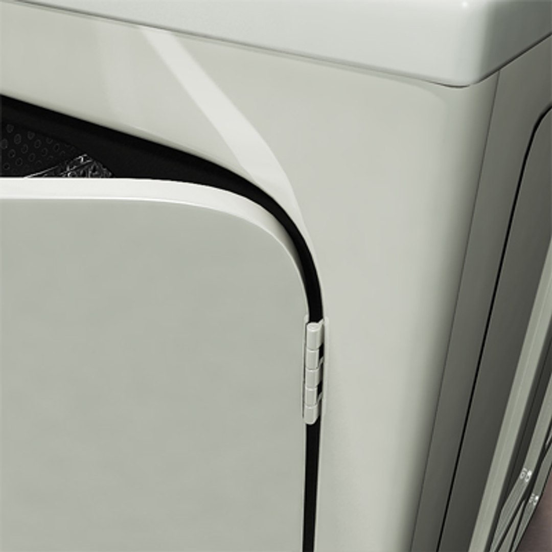 Electric Washer Dryer 3d Model