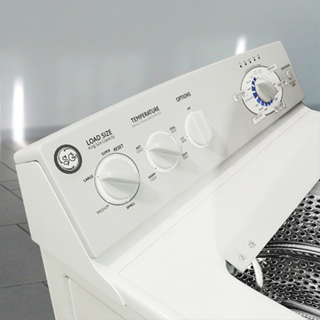 Electric Washer Dryer 3d Model