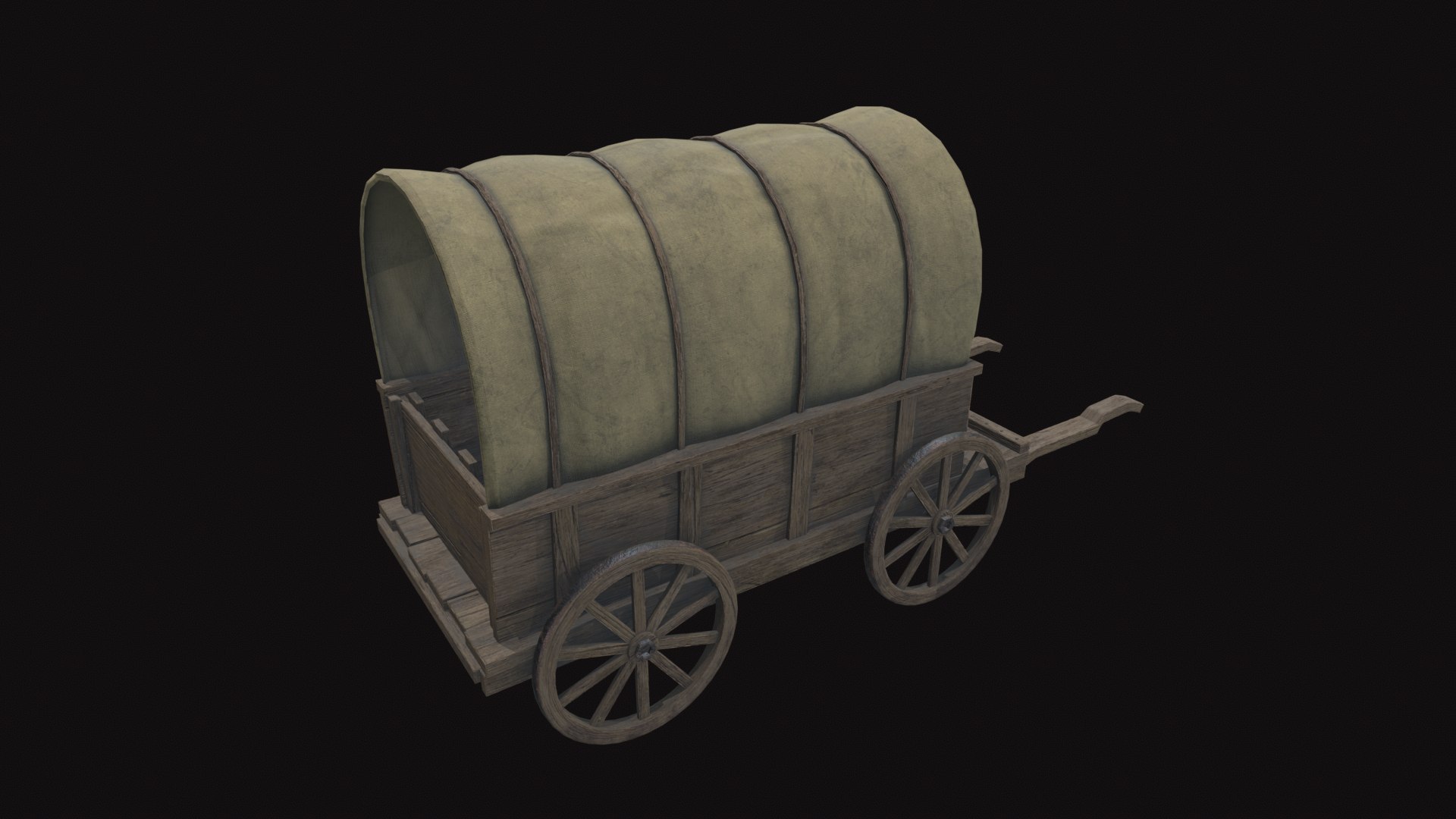 Medieval Carriage 03 3D Model - TurboSquid 2306574