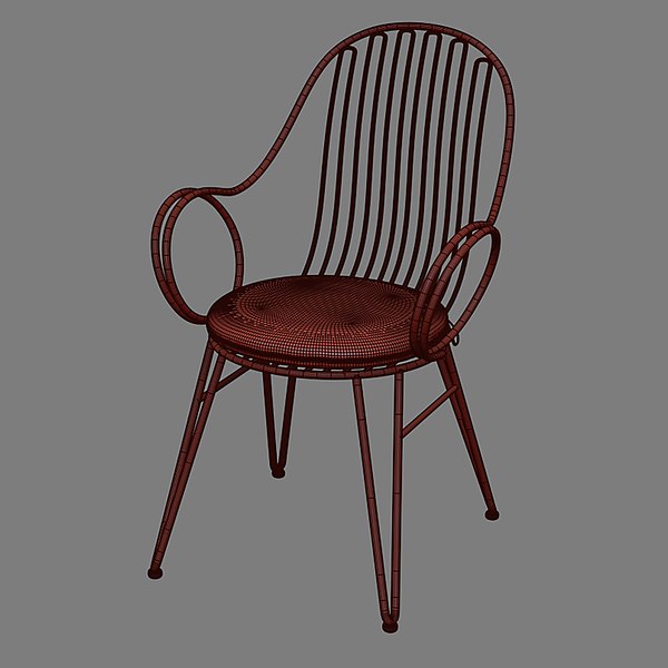 3D scroll white metal outdoor - TurboSquid 1452040