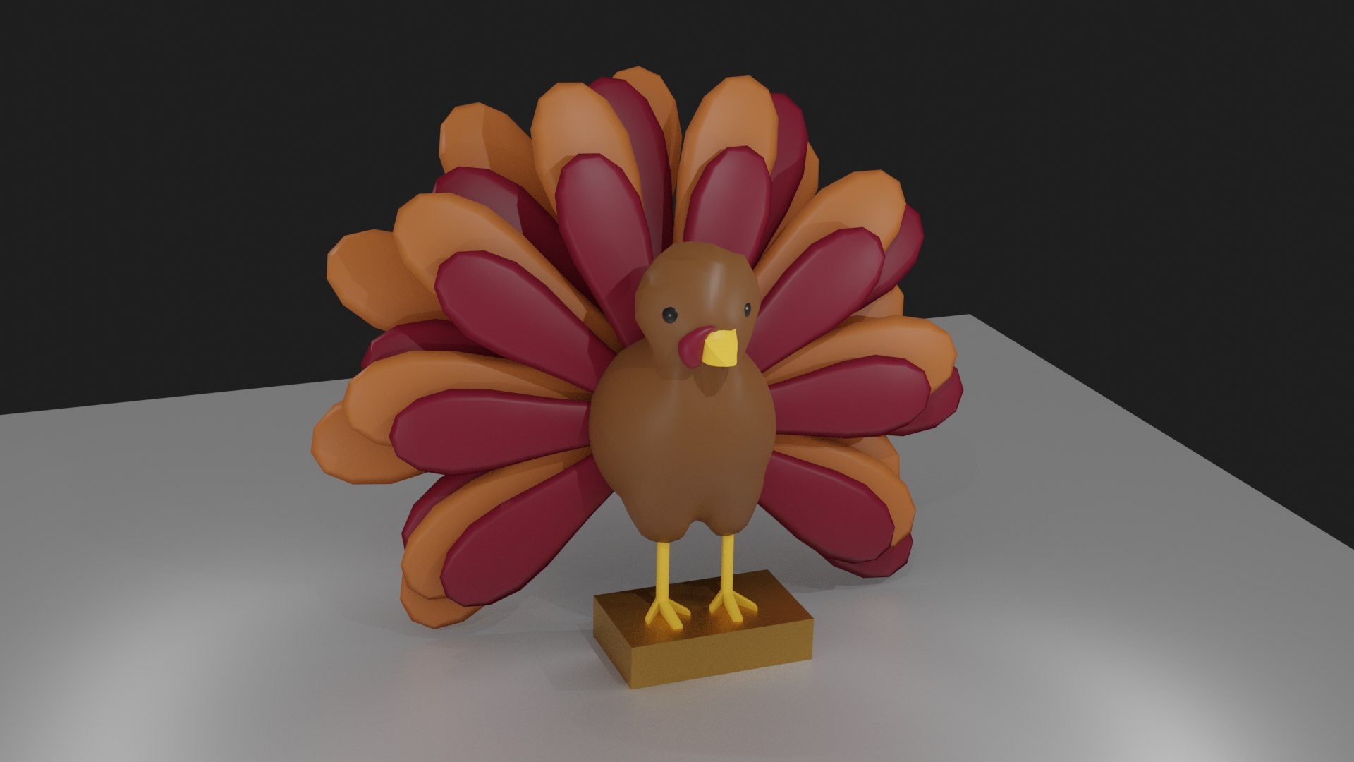 3D model Cartoon Turkey - TurboSquid 1799051