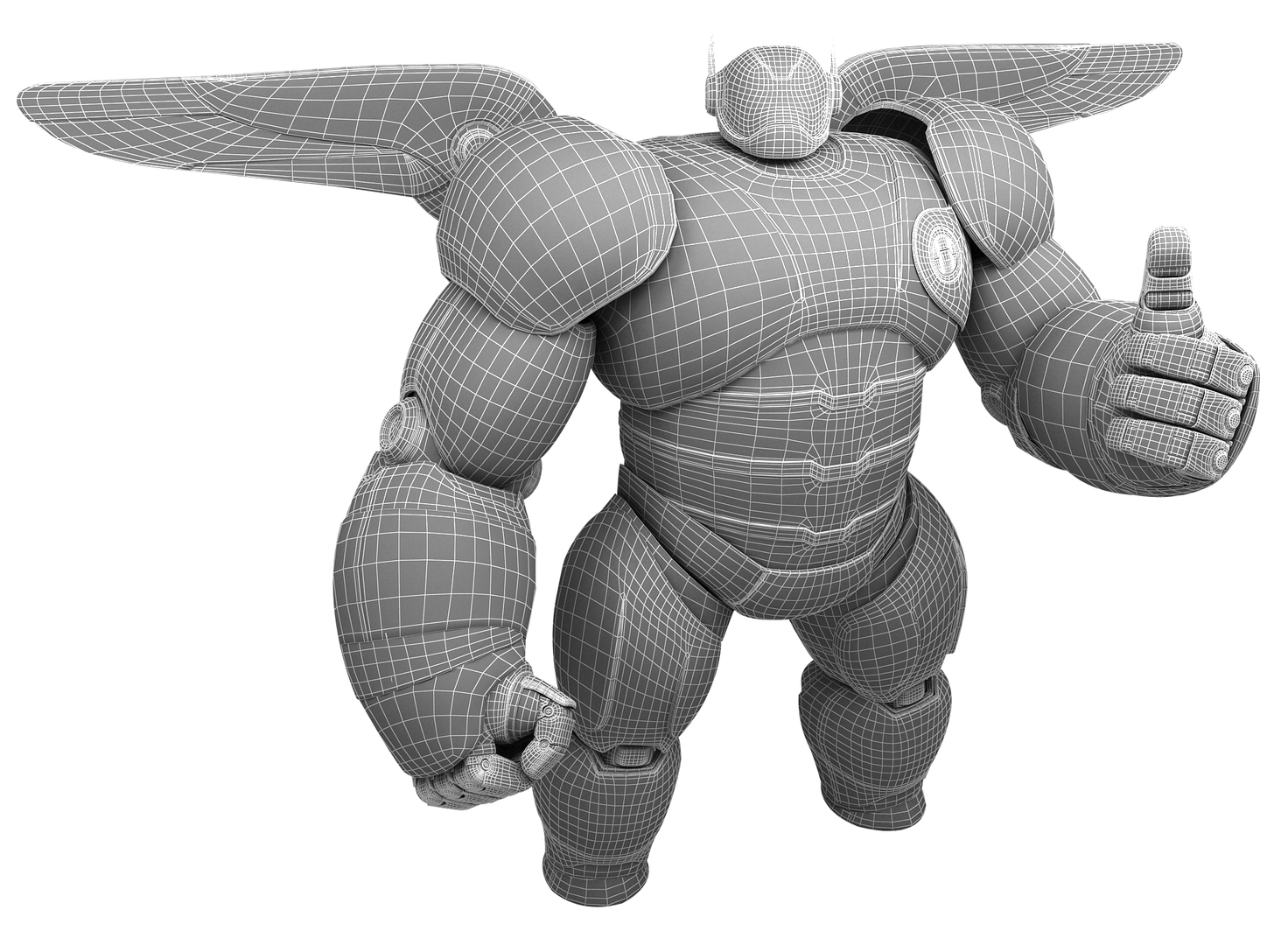 3d baymax big hero 6