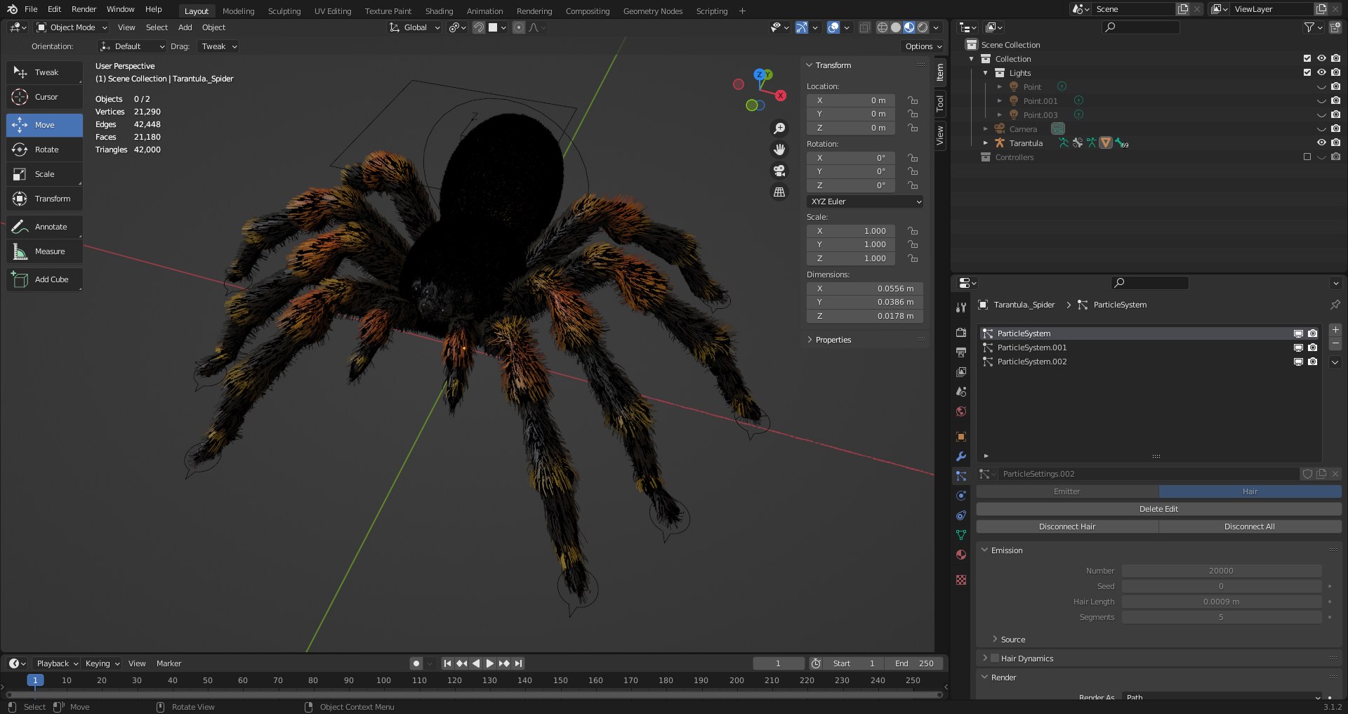 3D 3D Spider Tarantula Rigged - TurboSquid 2003692
