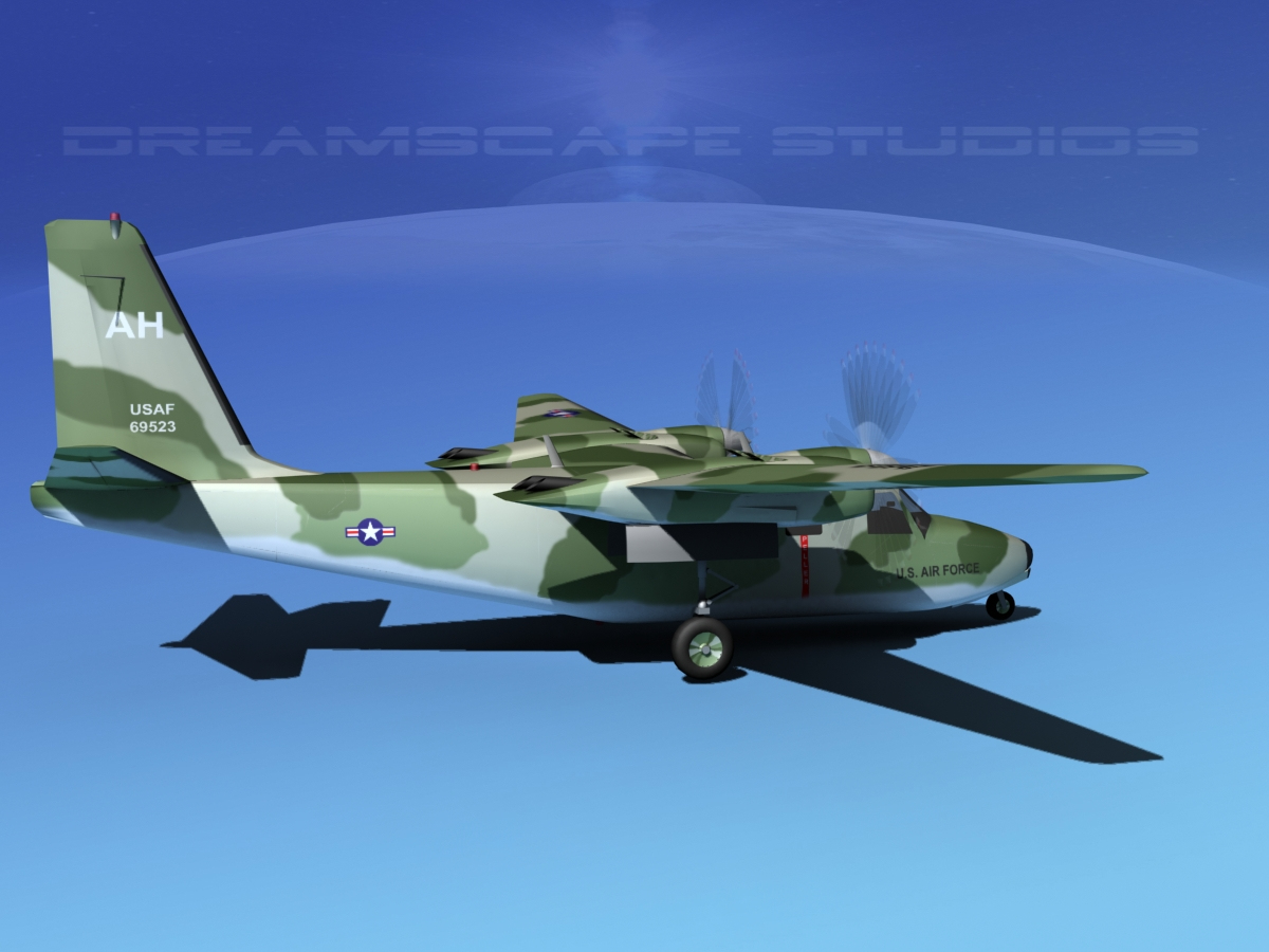 3d propellers aero commander 560 model