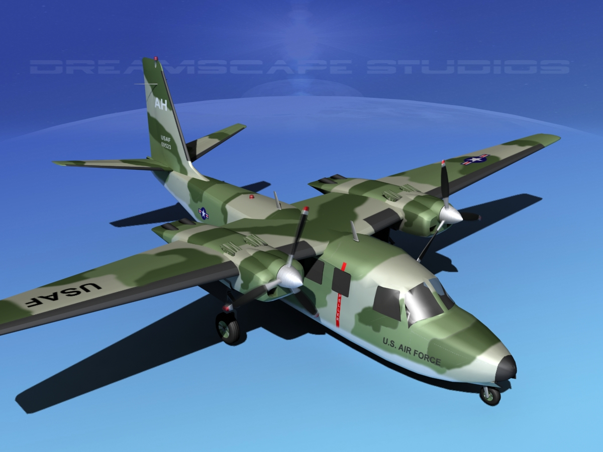 3d propellers aero commander 560 model