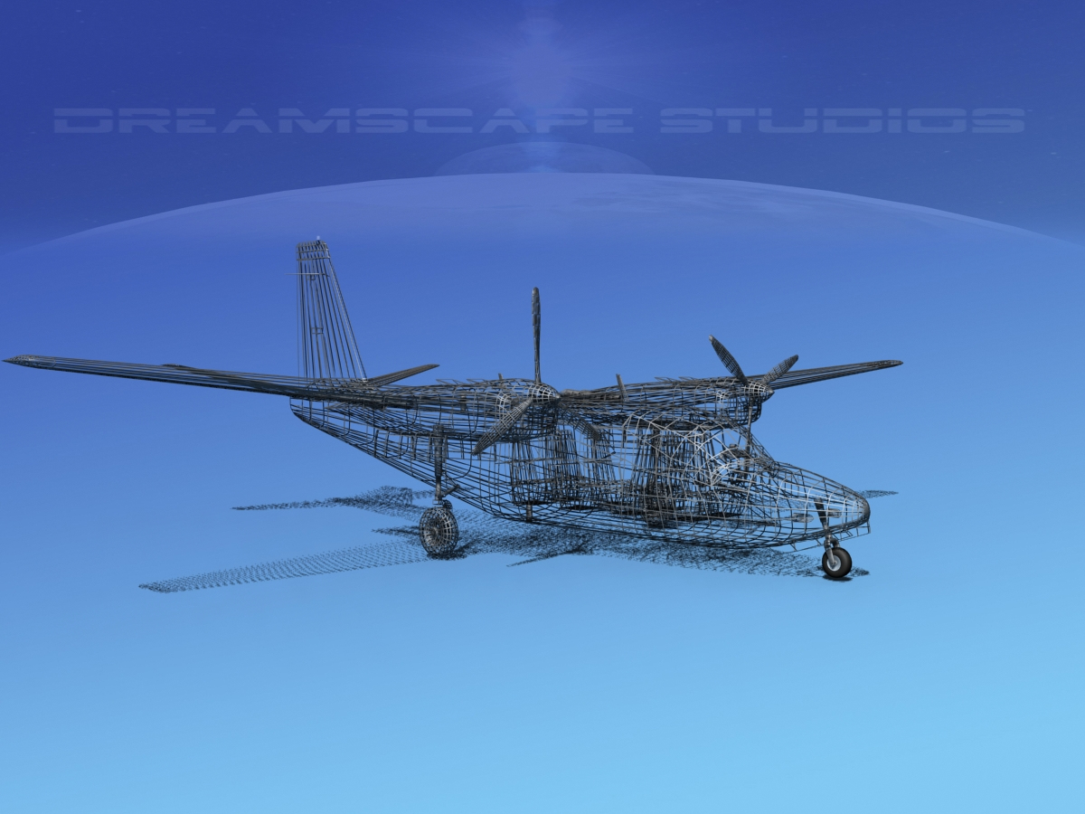 3d propellers aero commander 560 model