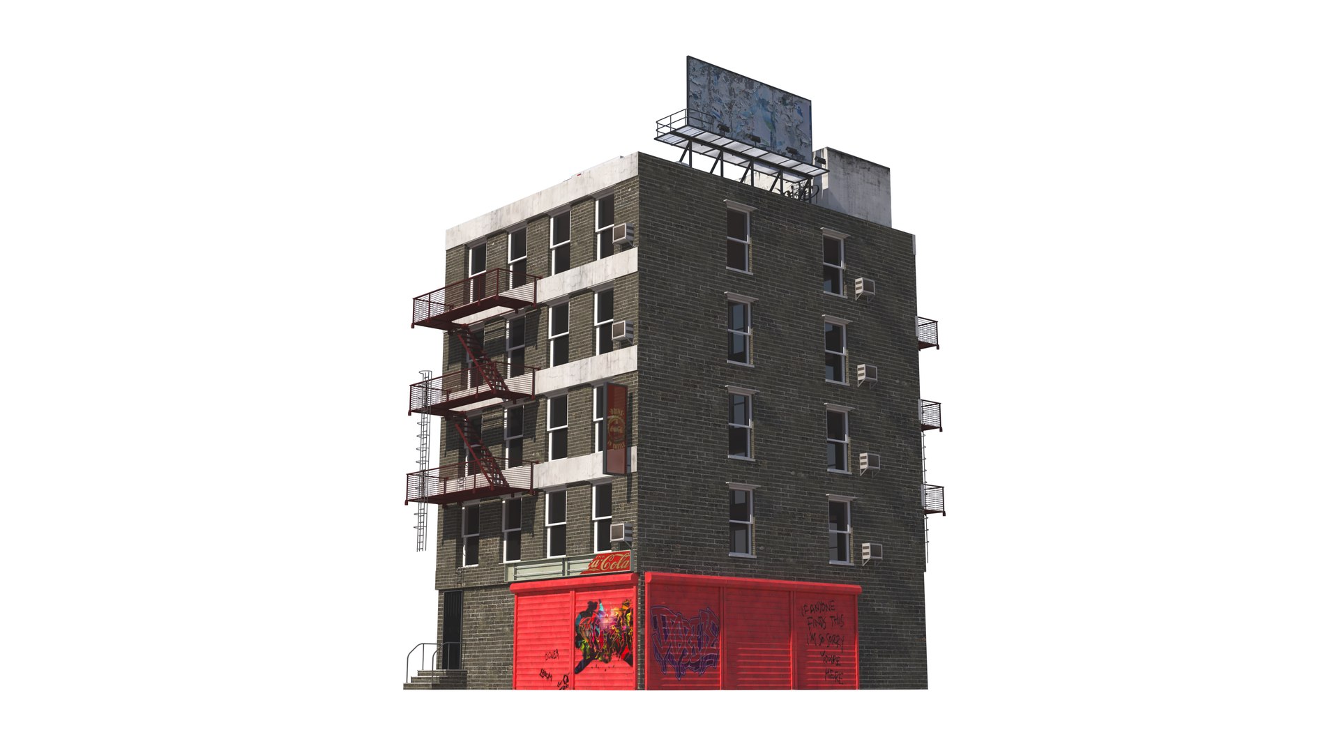 Stylized Apartment Building 3D Model - TurboSquid 2310613