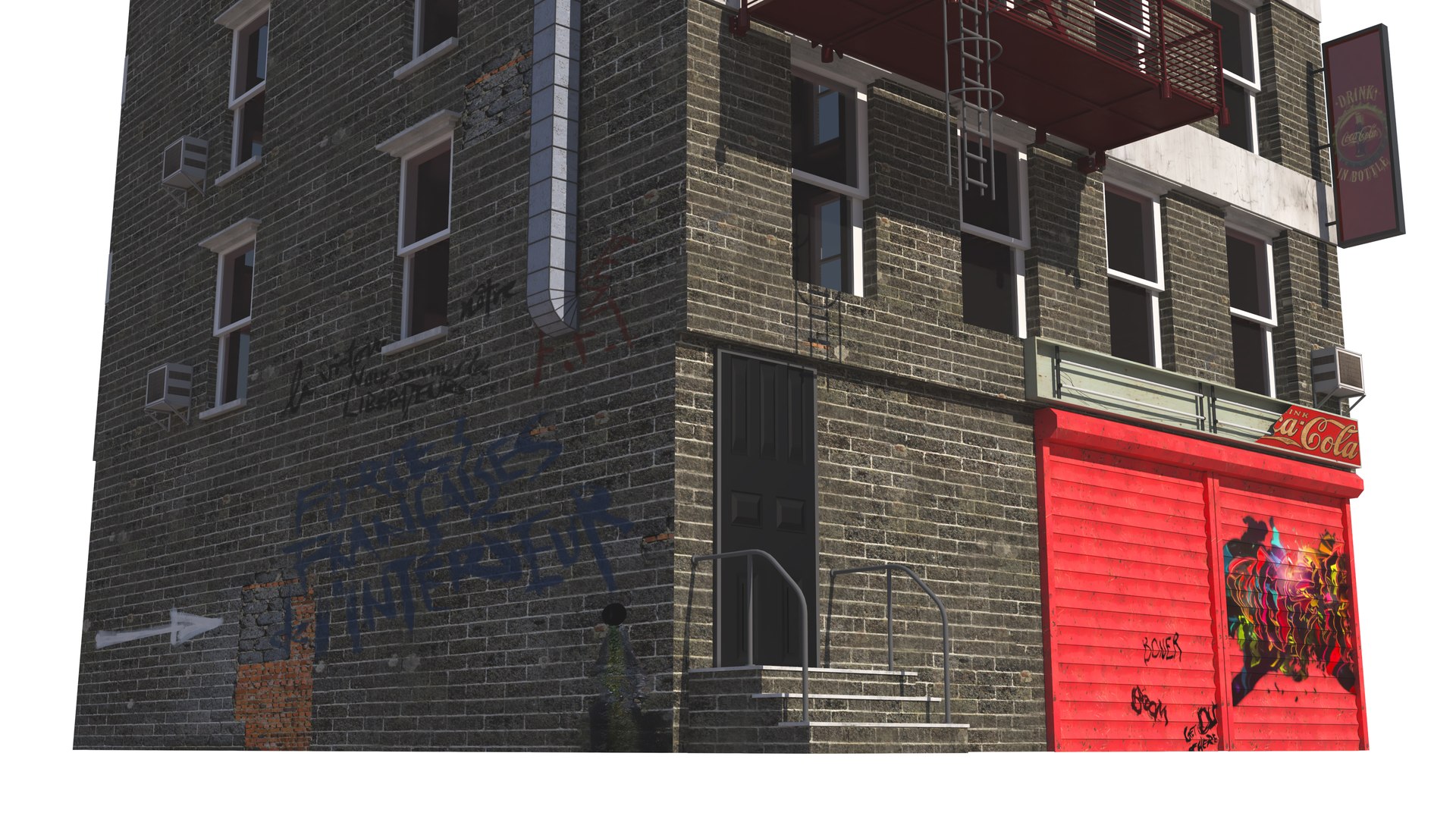 Stylized Apartment Building 3D Model - TurboSquid 2310613