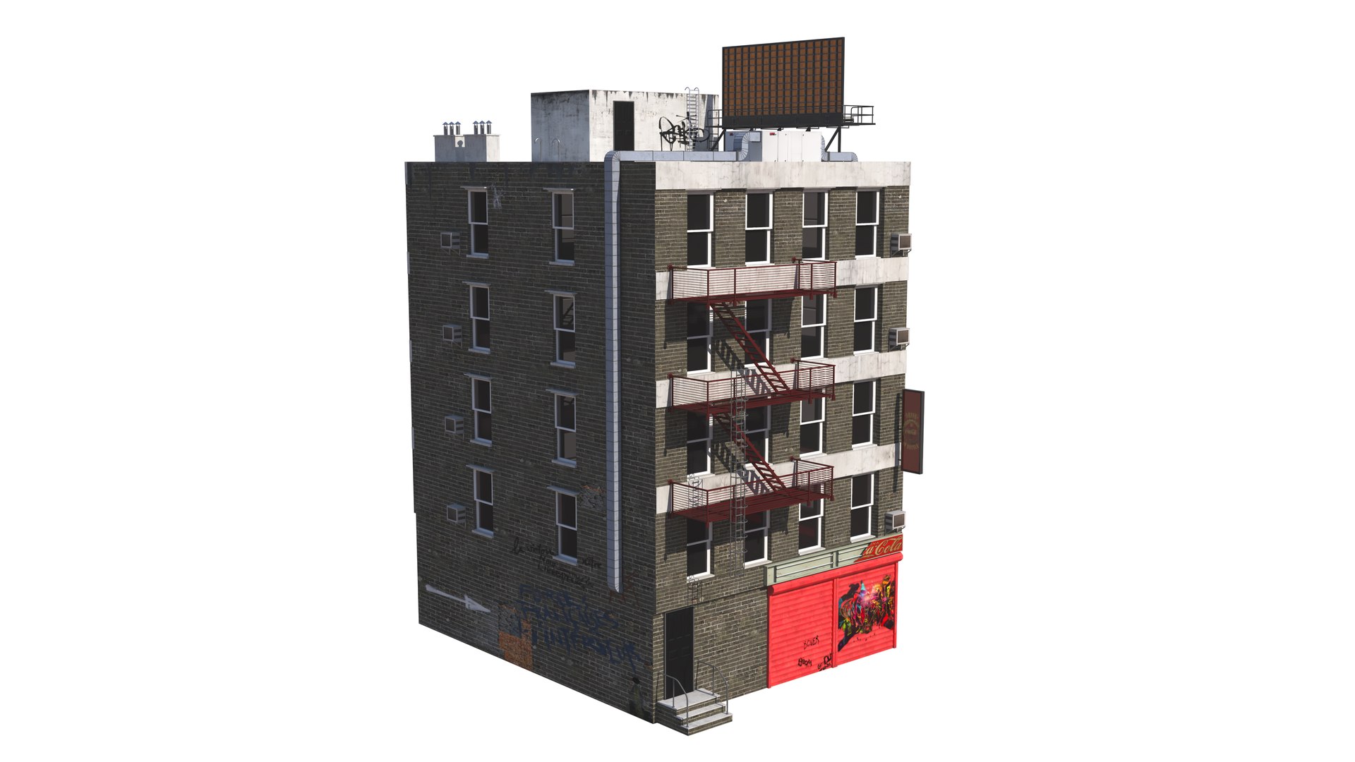 Stylized Apartment Building 3D Model - TurboSquid 2310613