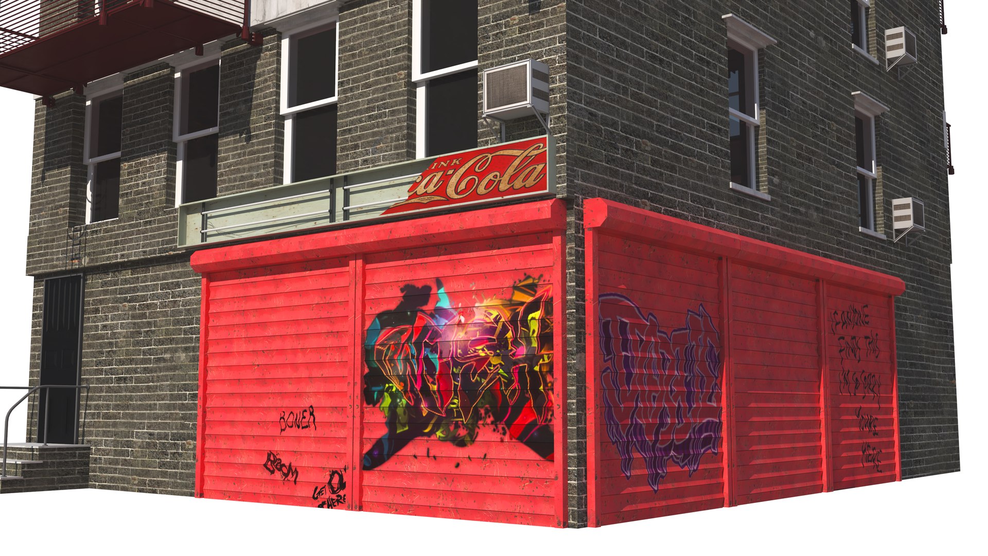 Stylized Apartment Building 3D Model - TurboSquid 2310613