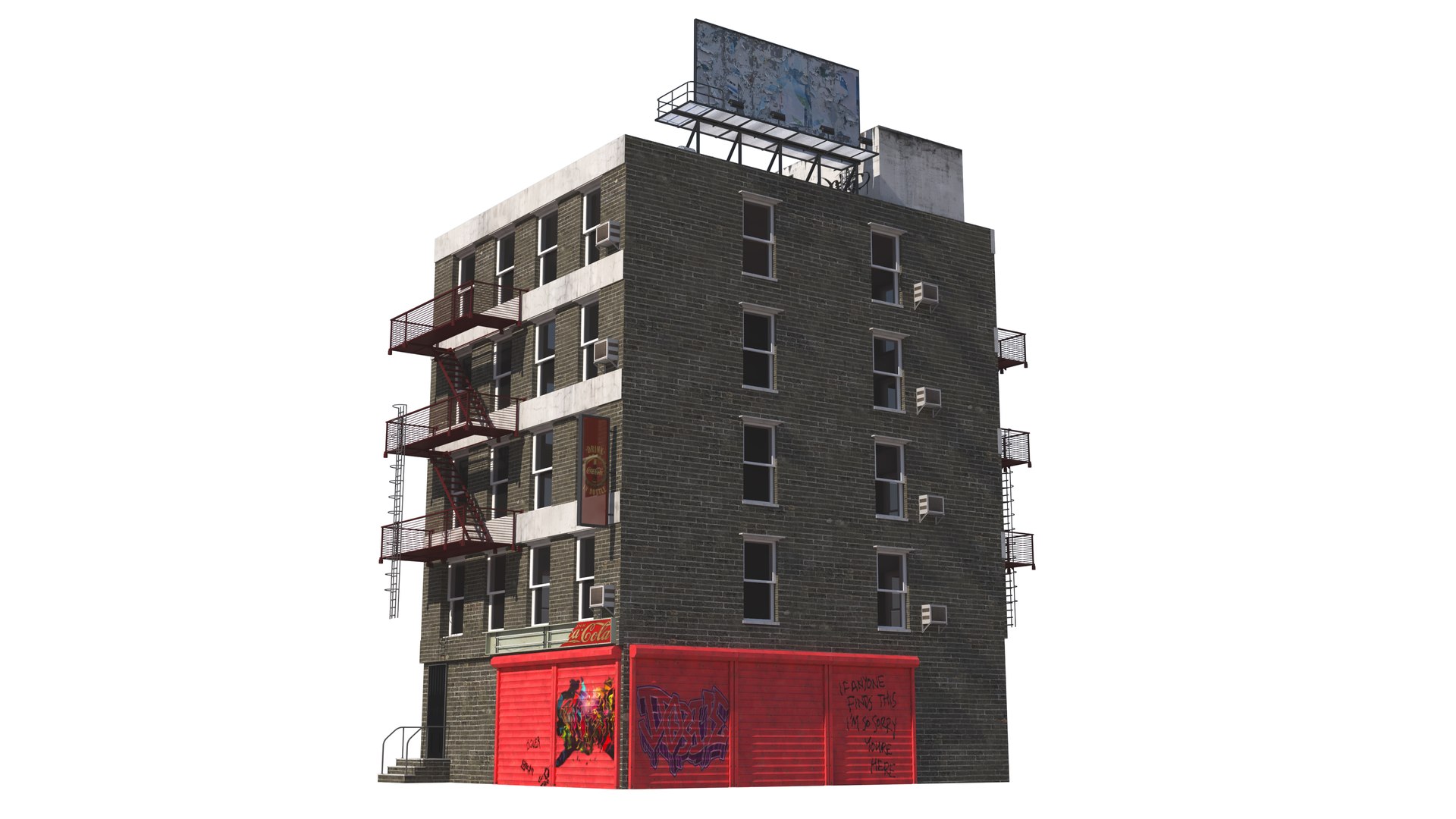 Stylized Apartment Building 3D Model - TurboSquid 2310613