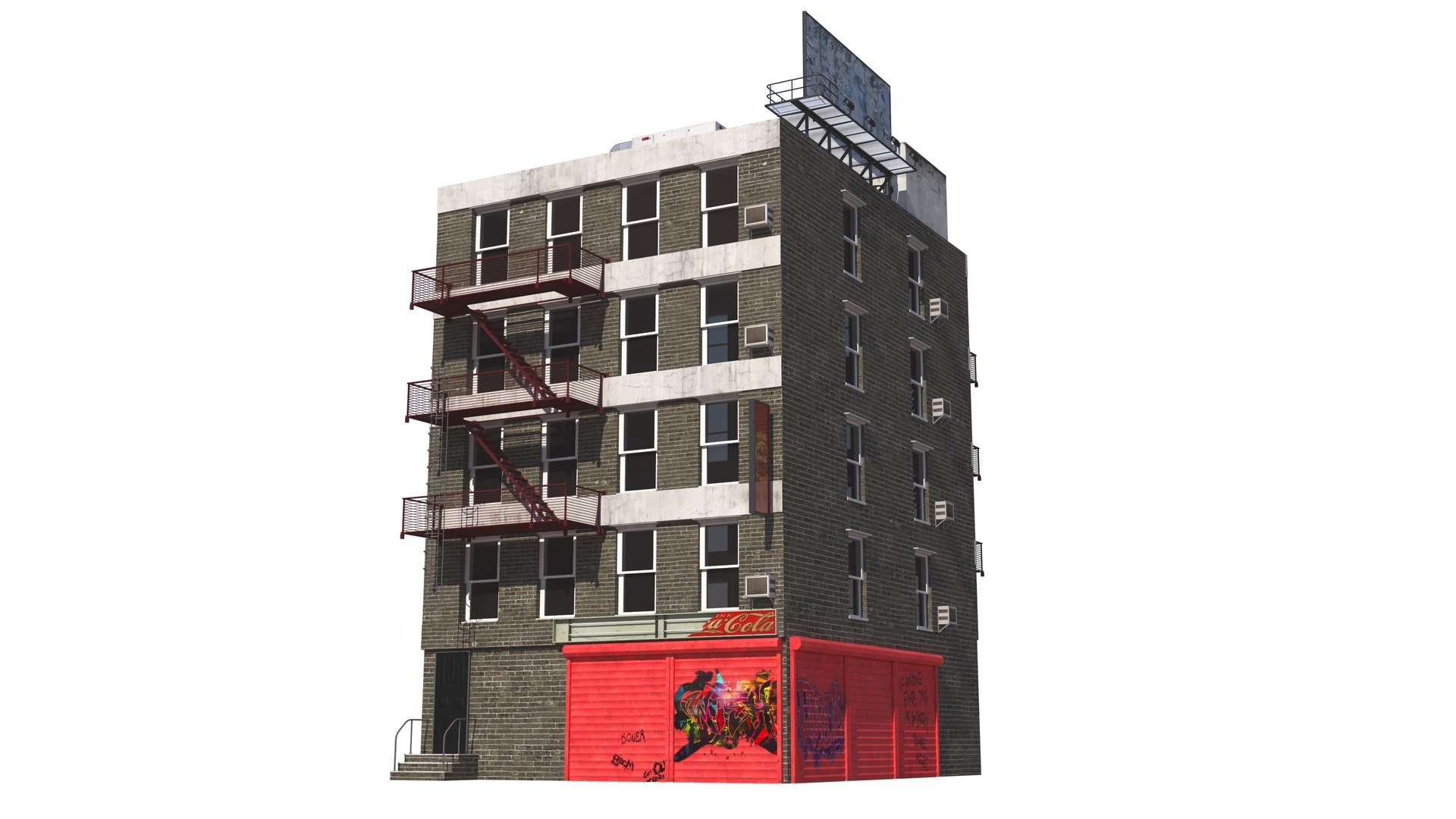 Stylized Apartment Building 3D Model - TurboSquid 2310613