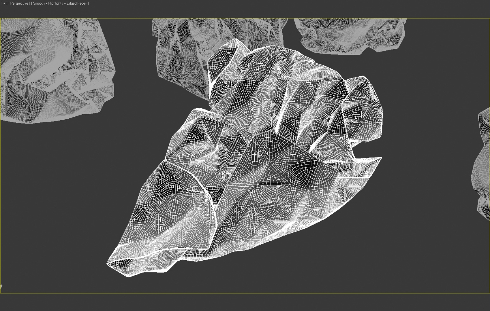 crumpled paper 3d model