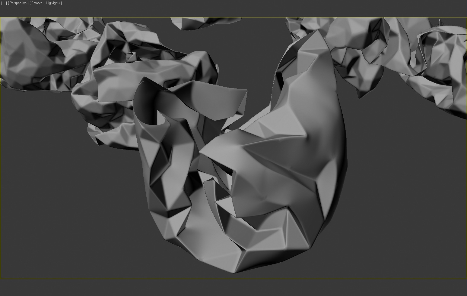 crumpled paper 3d model