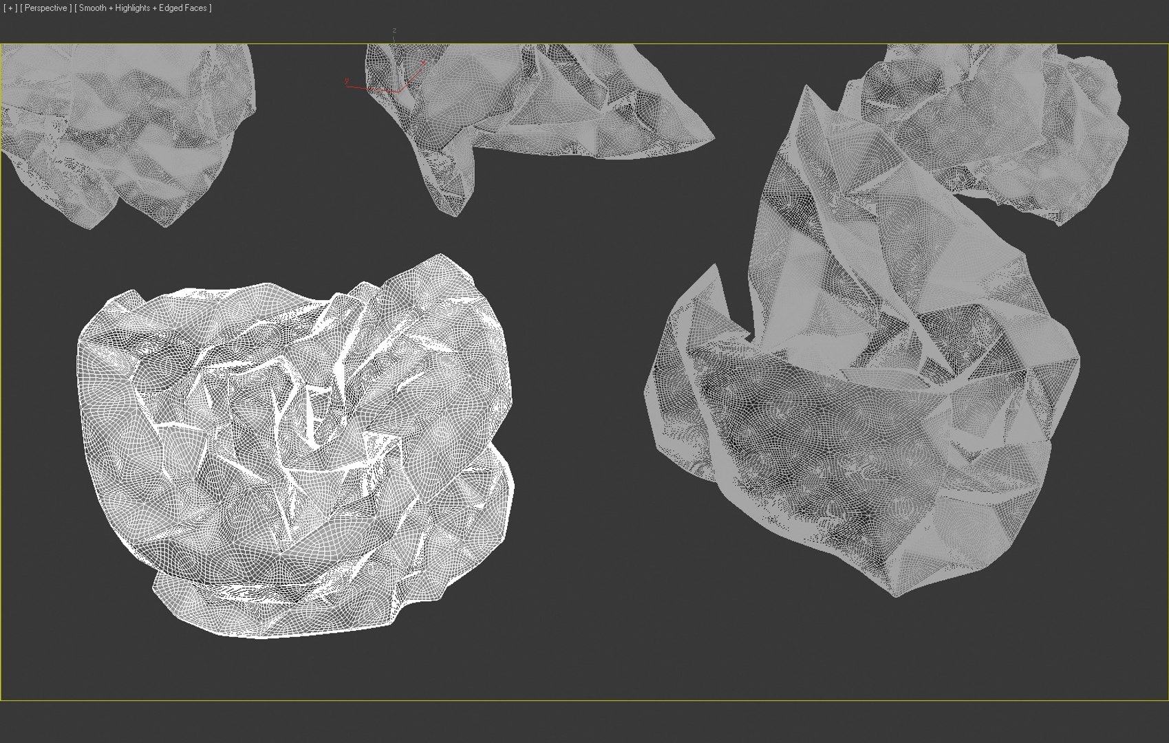 Crumpled Paper 3d Model