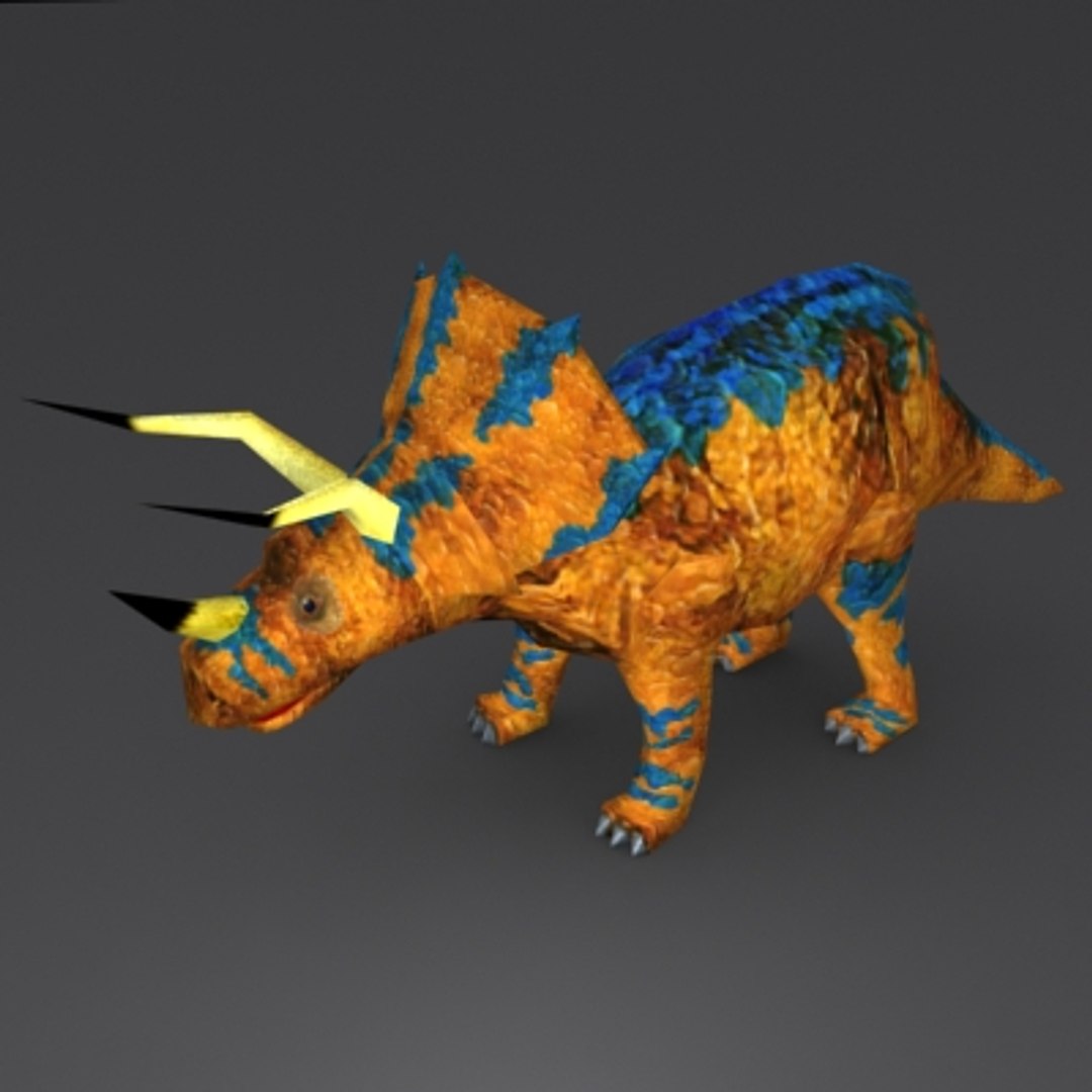 triceratop dinosaur 3d model