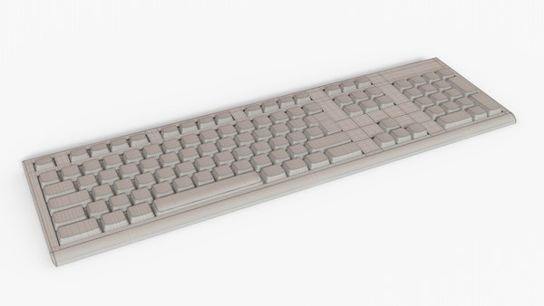 3D Computer Keyboard highpoly - TurboSquid 1826284