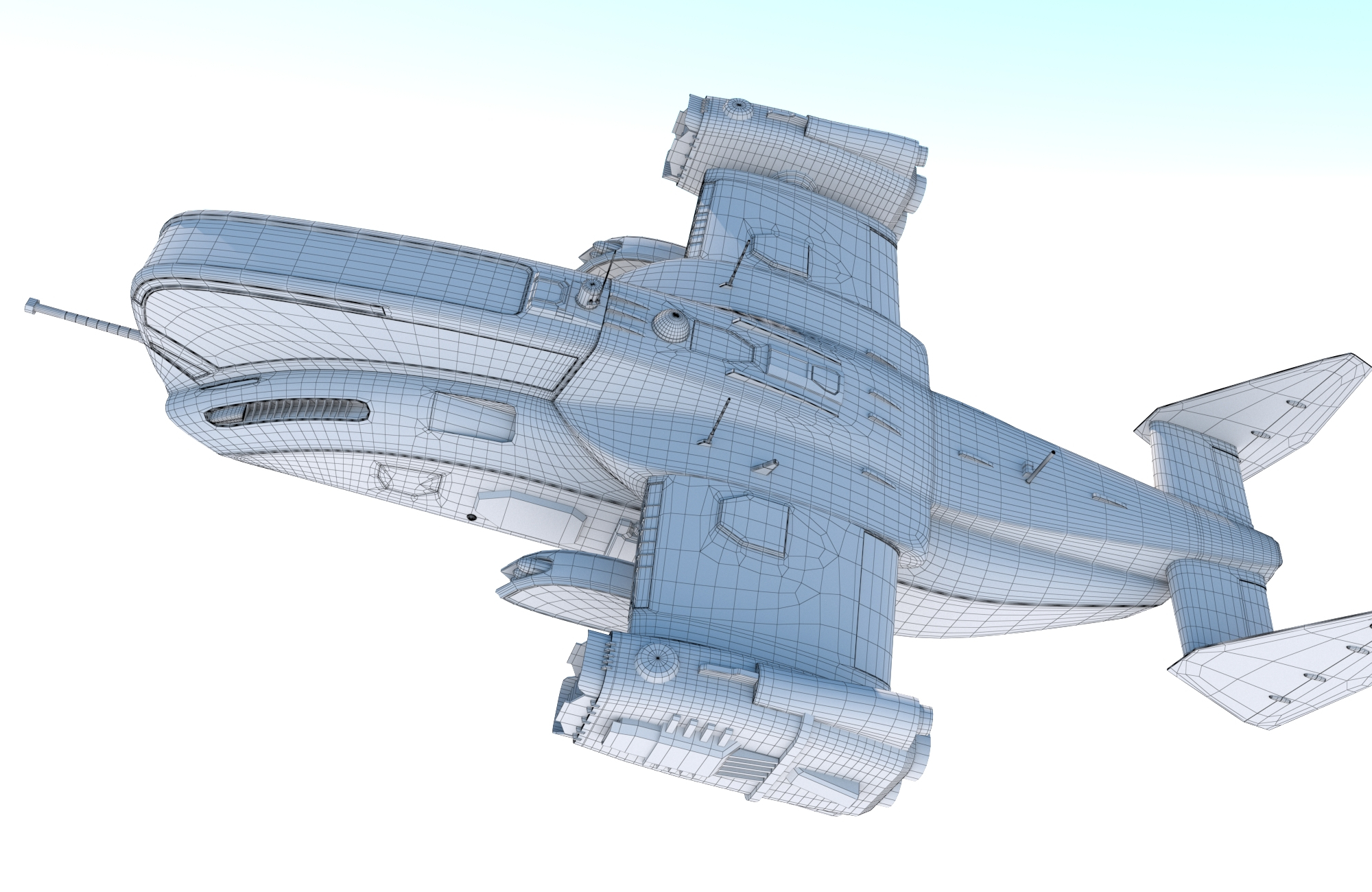 Dropship spaceship model - TurboSquid 1666113