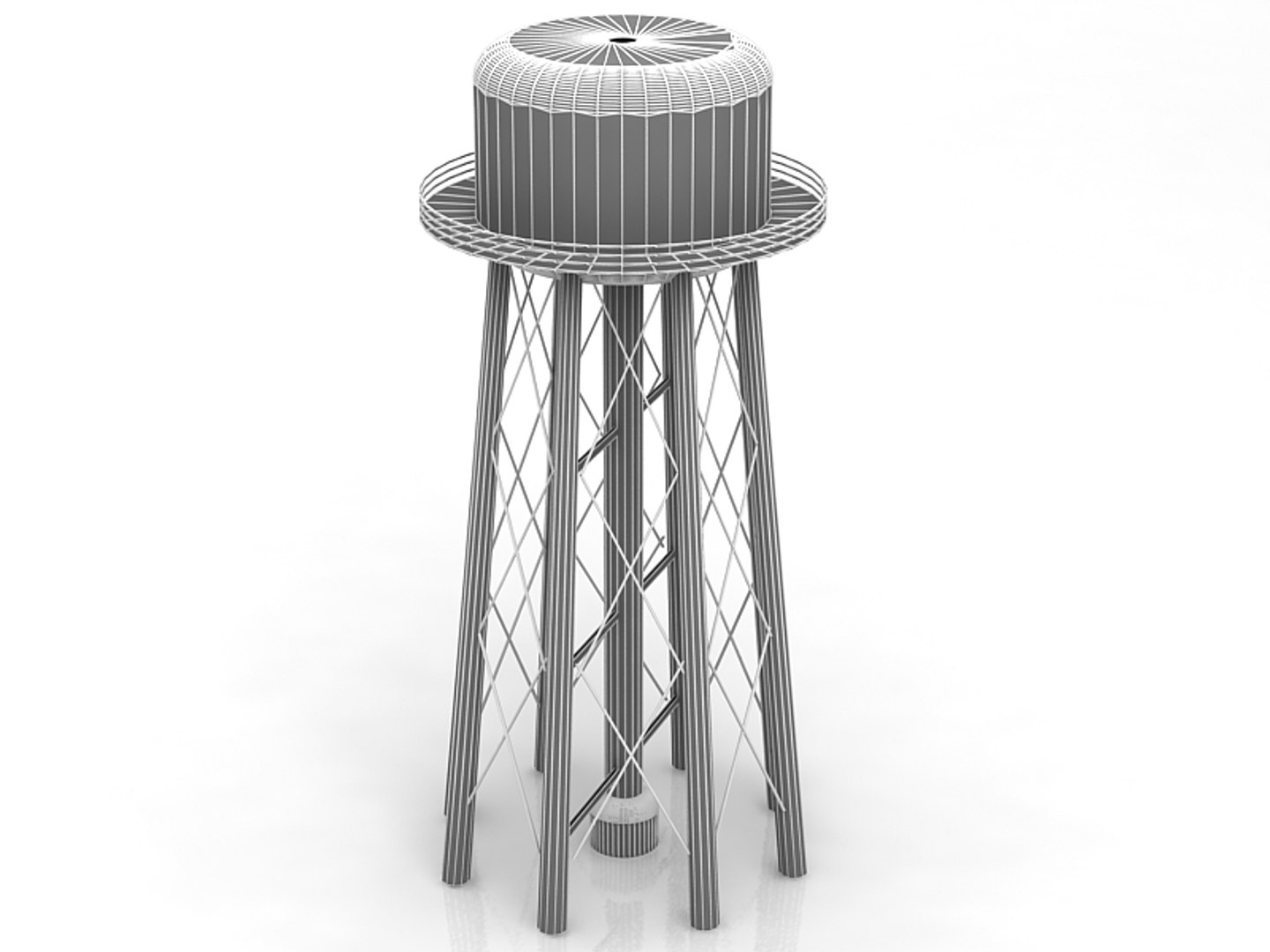 Water Tower 3D model - TurboSquid 1776455