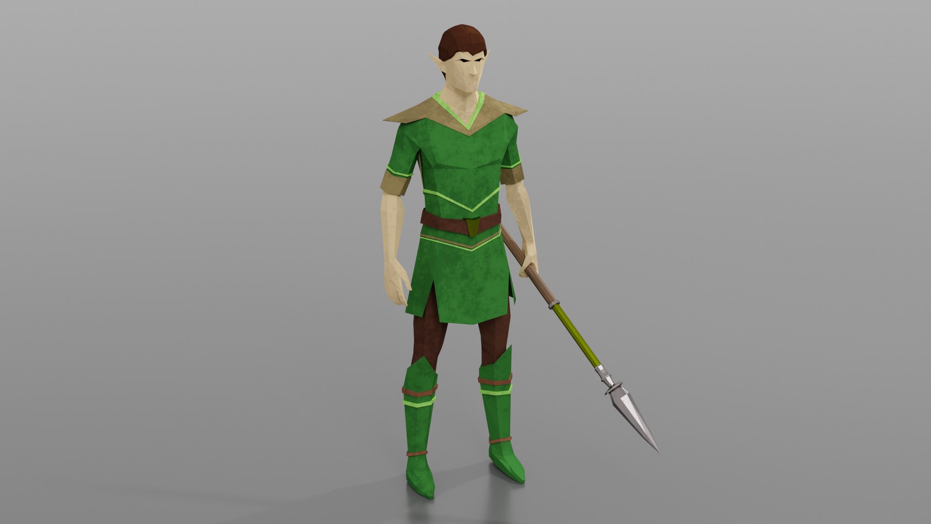 3D Elf Elven Fanstasy Woodland Creature Rigged - TurboSquid 2069187