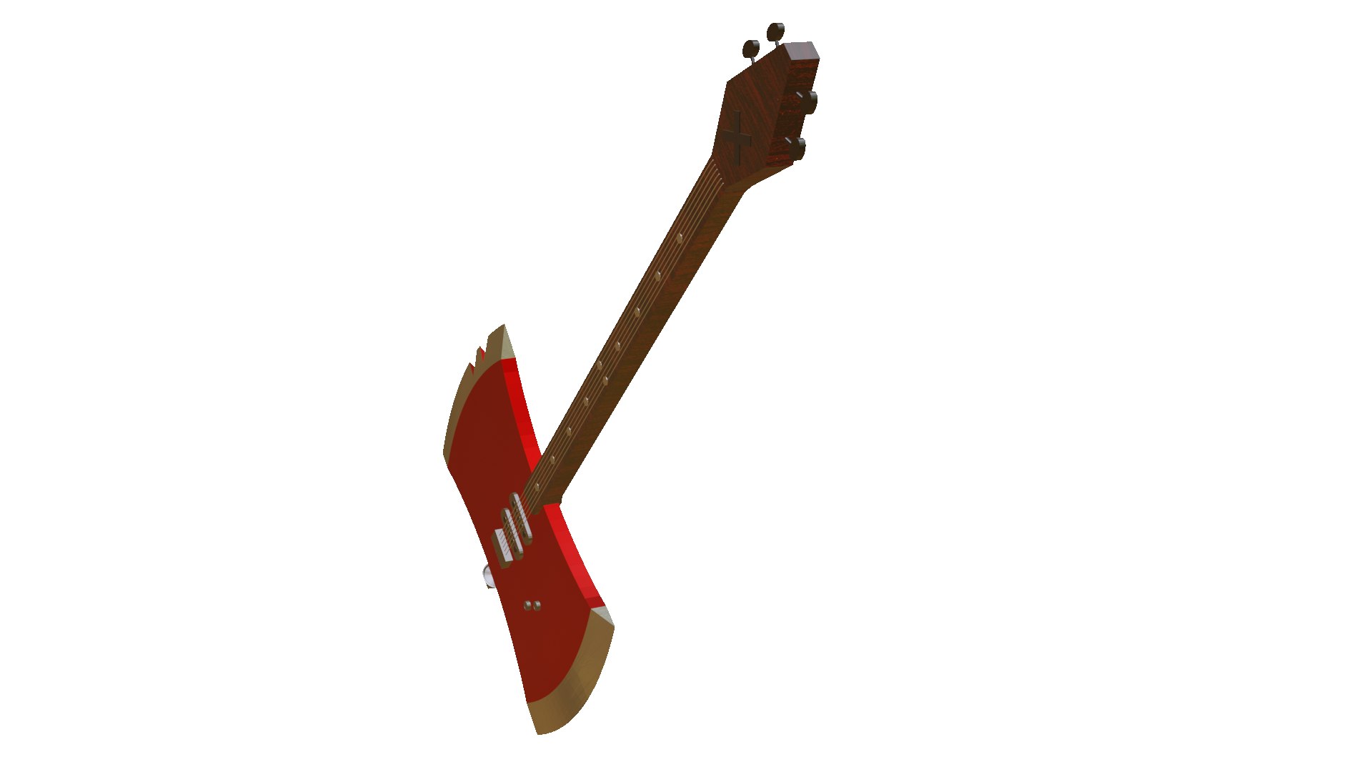 Marceline Bass Axe With Guitar Model - TurboSquid 1722468