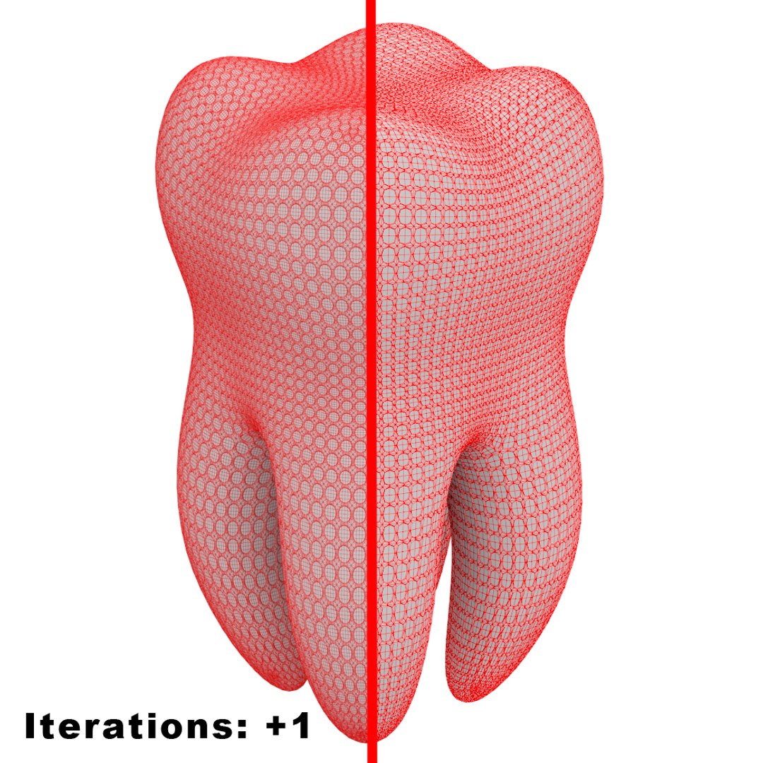 3D Model Mesh Tooth Modelled - TurboSquid 1297151