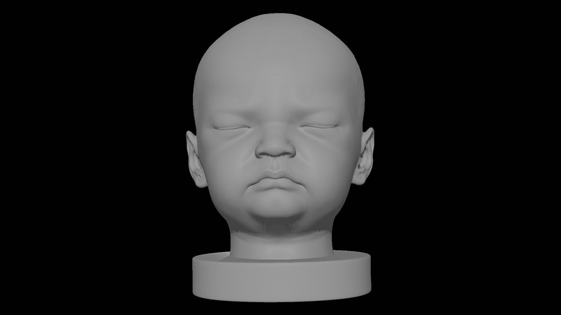 Baby Face Printable 3D model - TurboSquid 2059680
