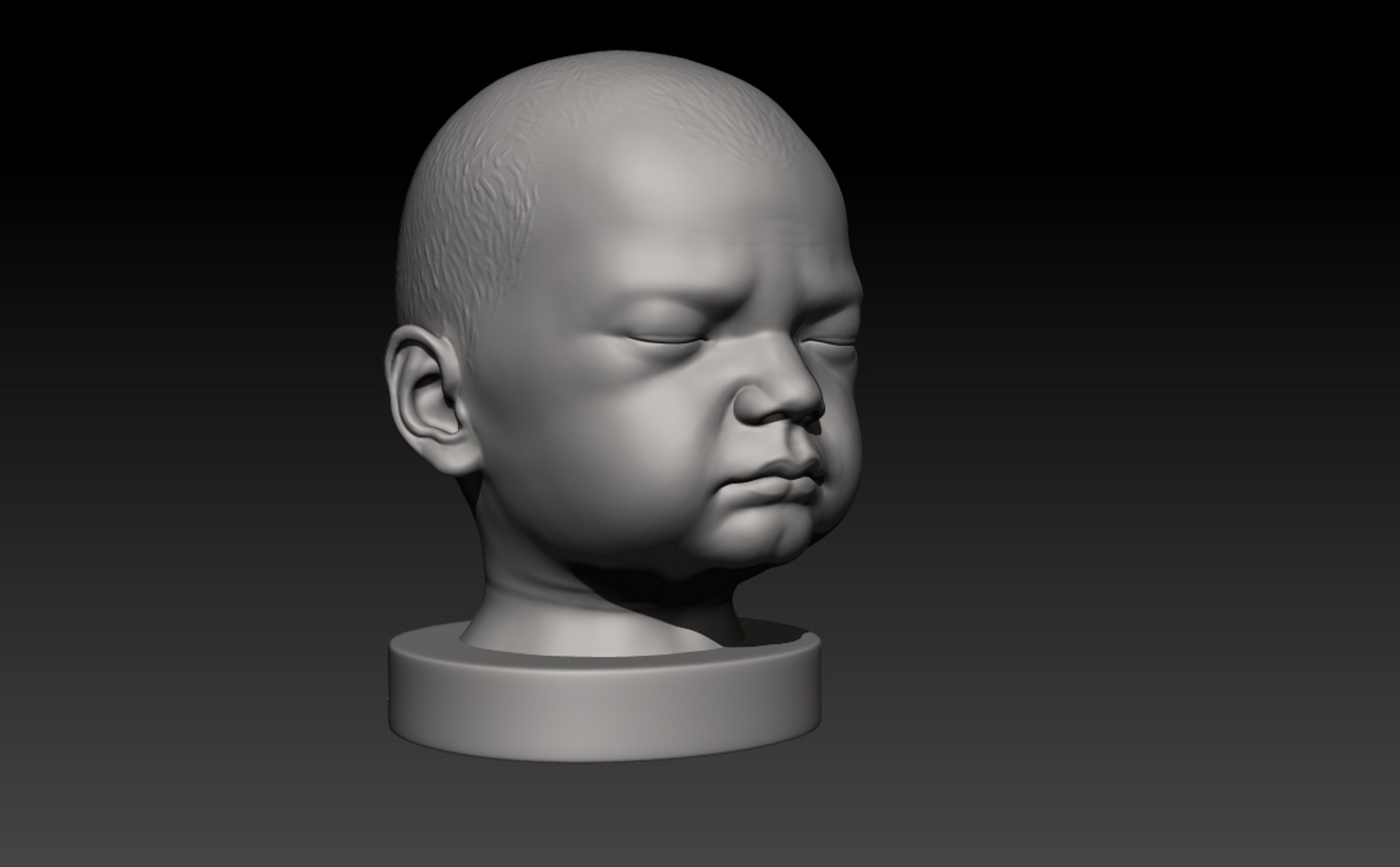 Baby Face Printable 3D model - TurboSquid 2059680