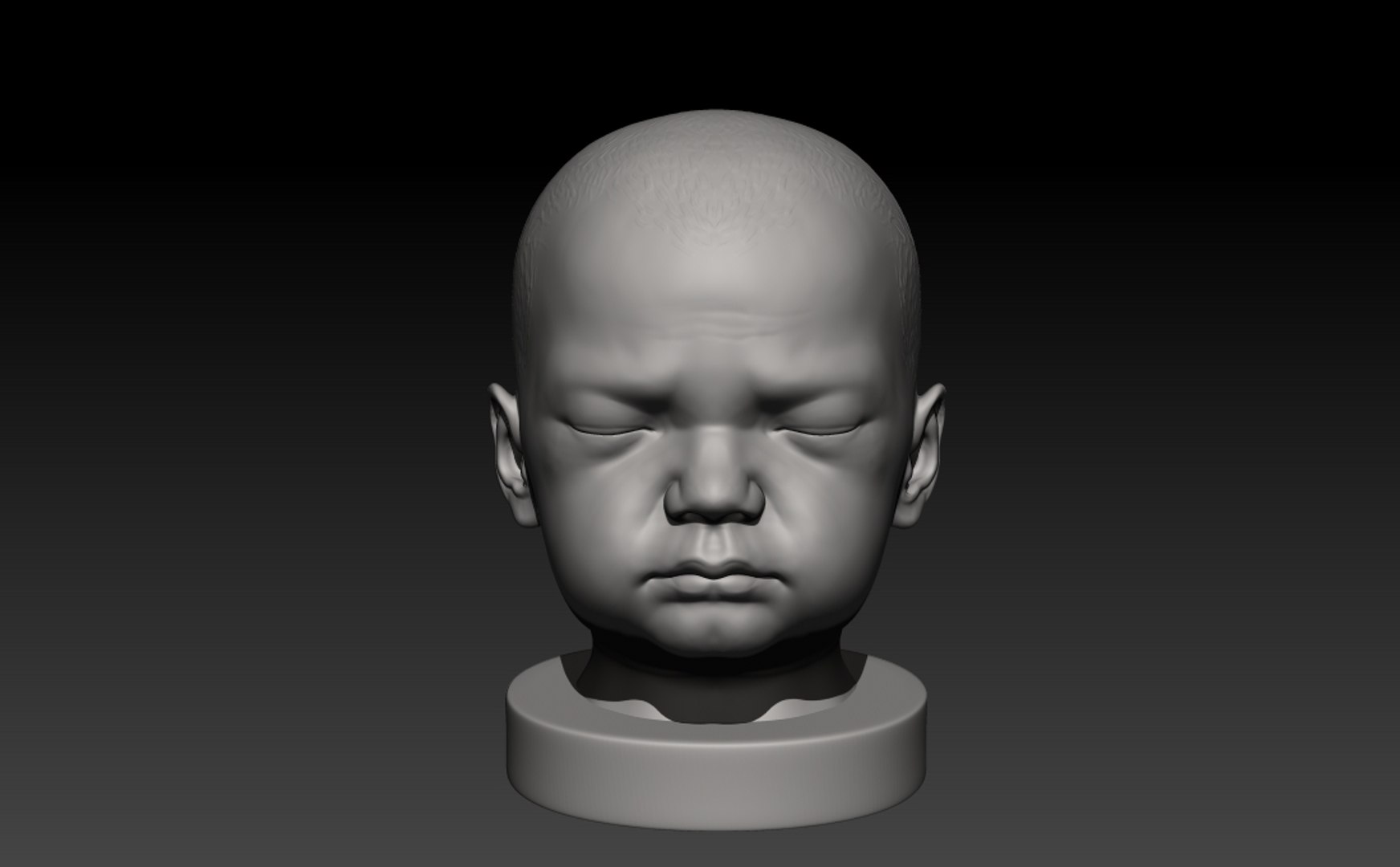 Baby Face Printable 3D model - TurboSquid 2059680