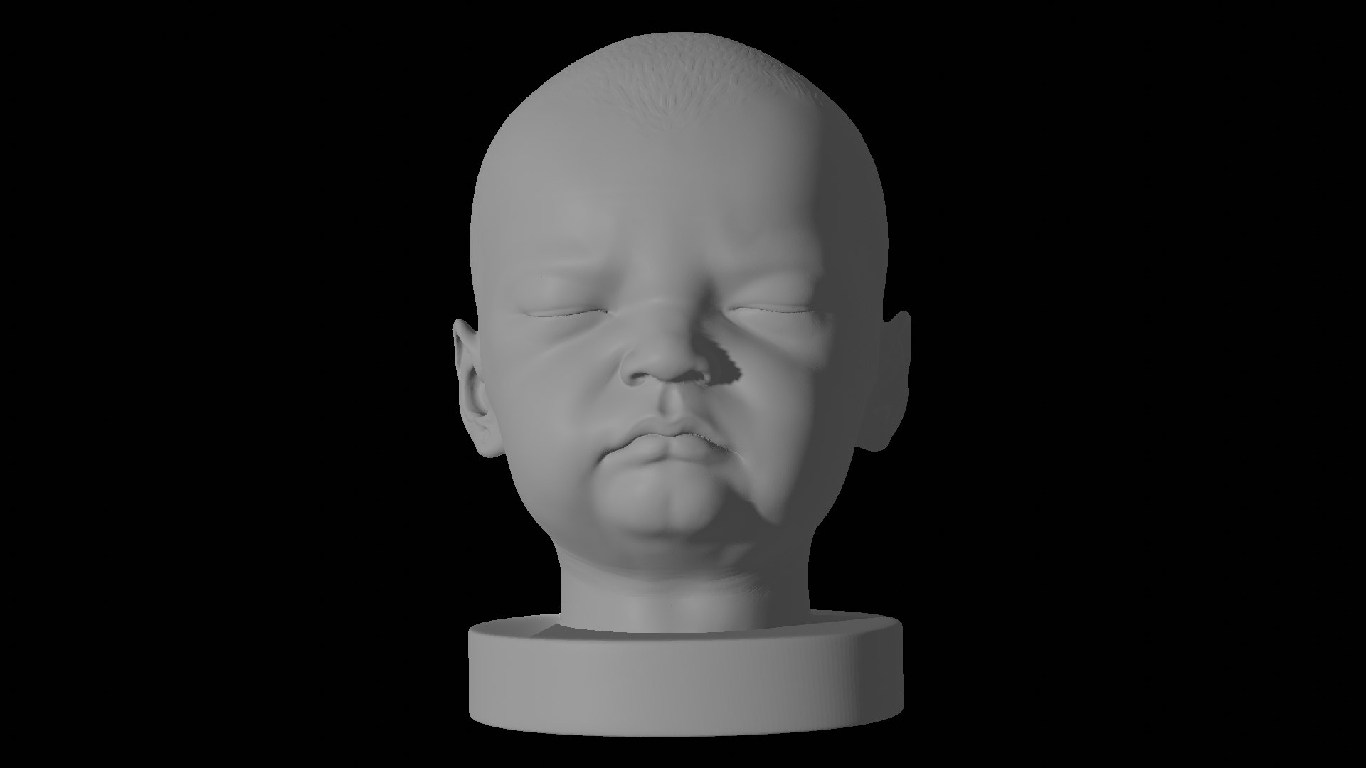 Baby Face Printable 3D model - TurboSquid 2059680