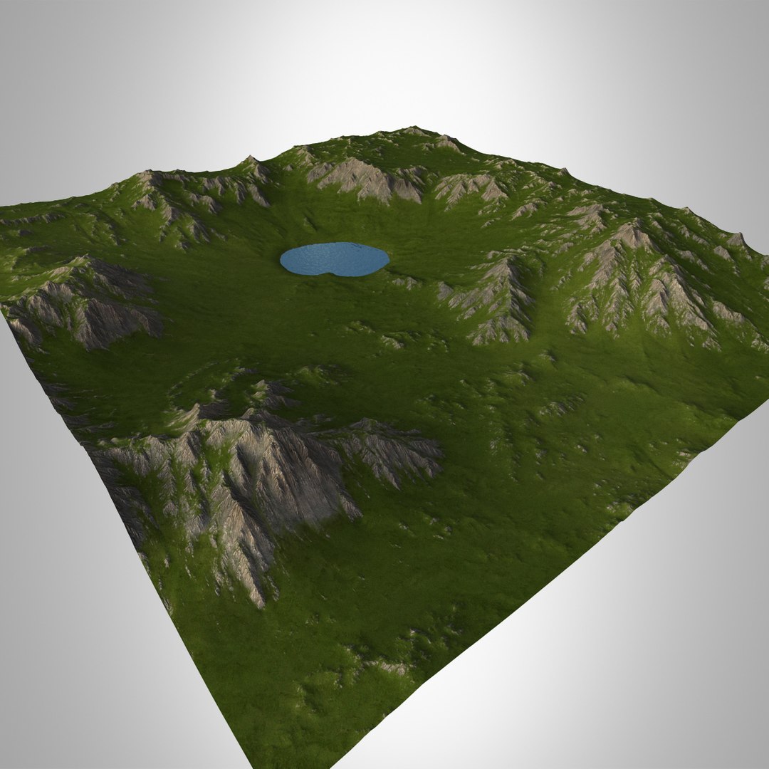 Mountain Landscape 3d Model