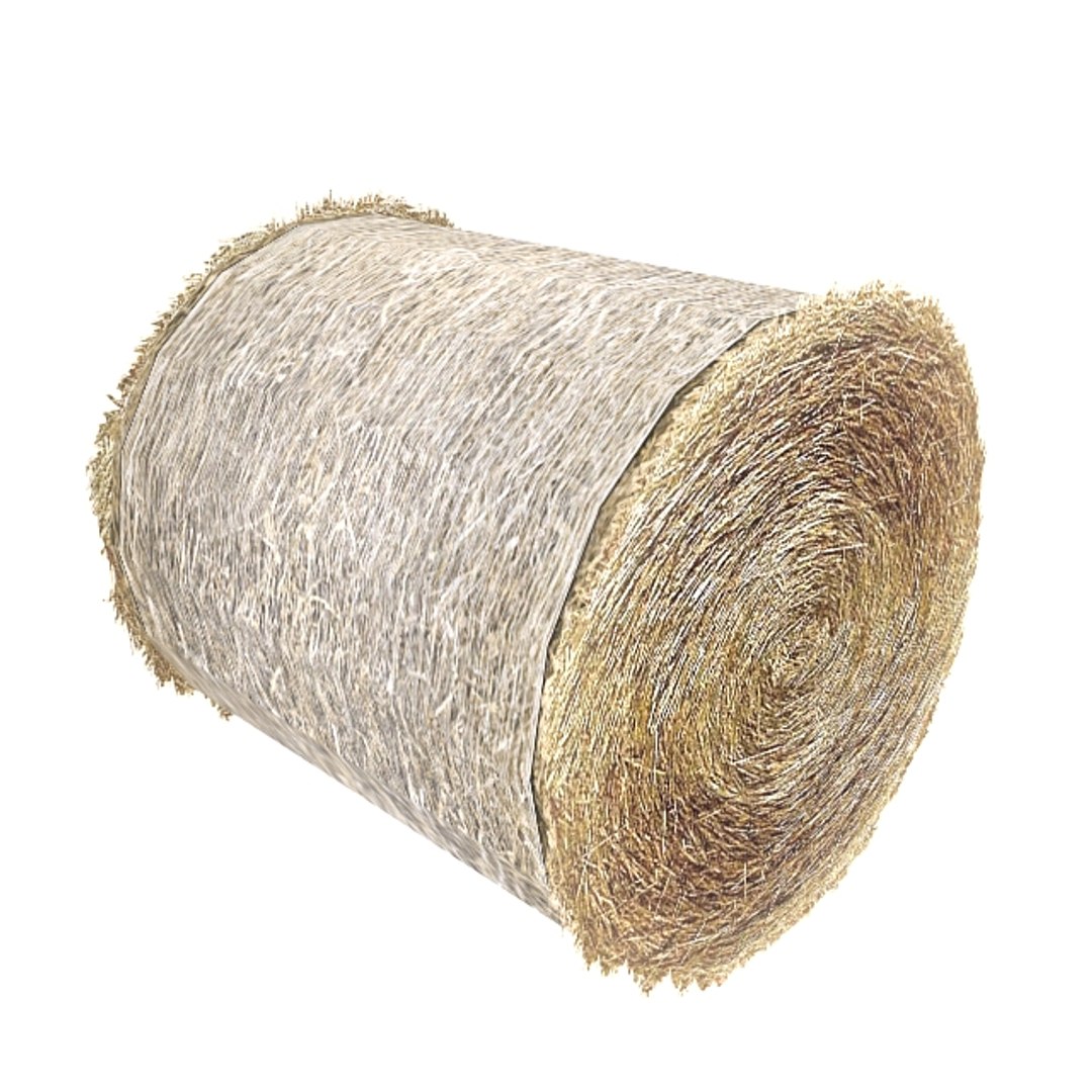 Hay Bale Stack 3d Model