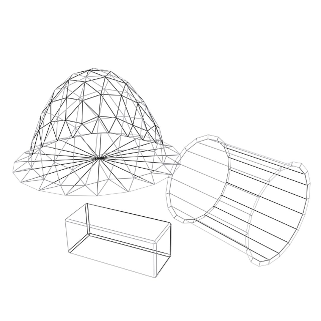 Hay Bale Stack 3d Model