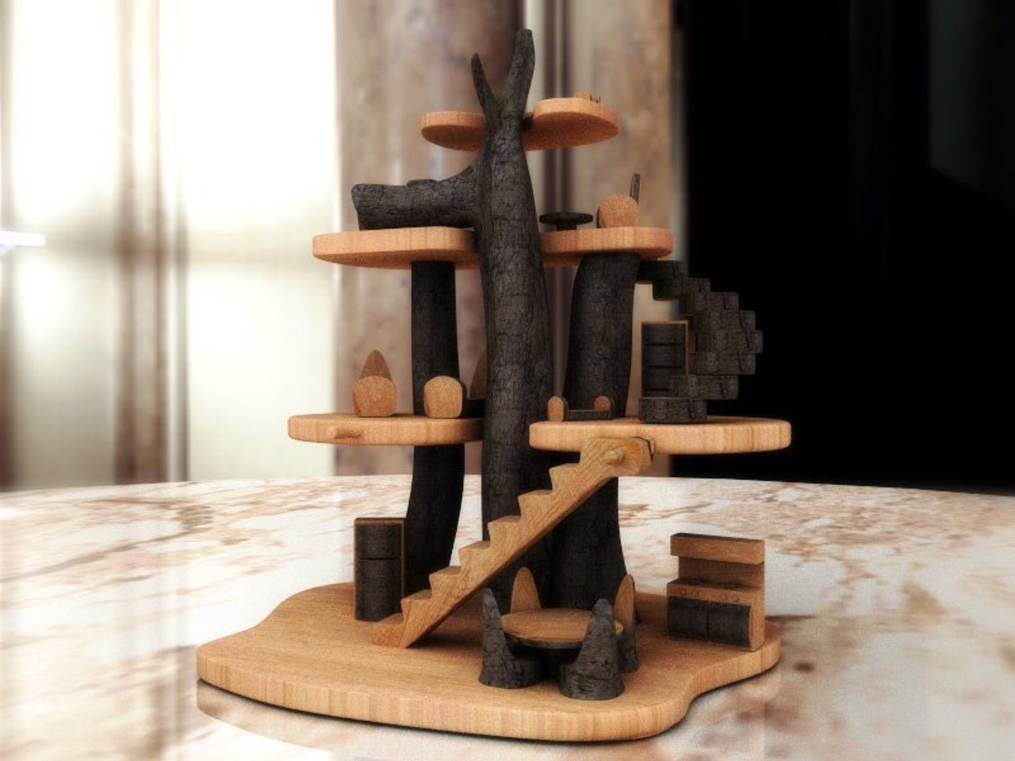 Treehouse Art 3d Lwo