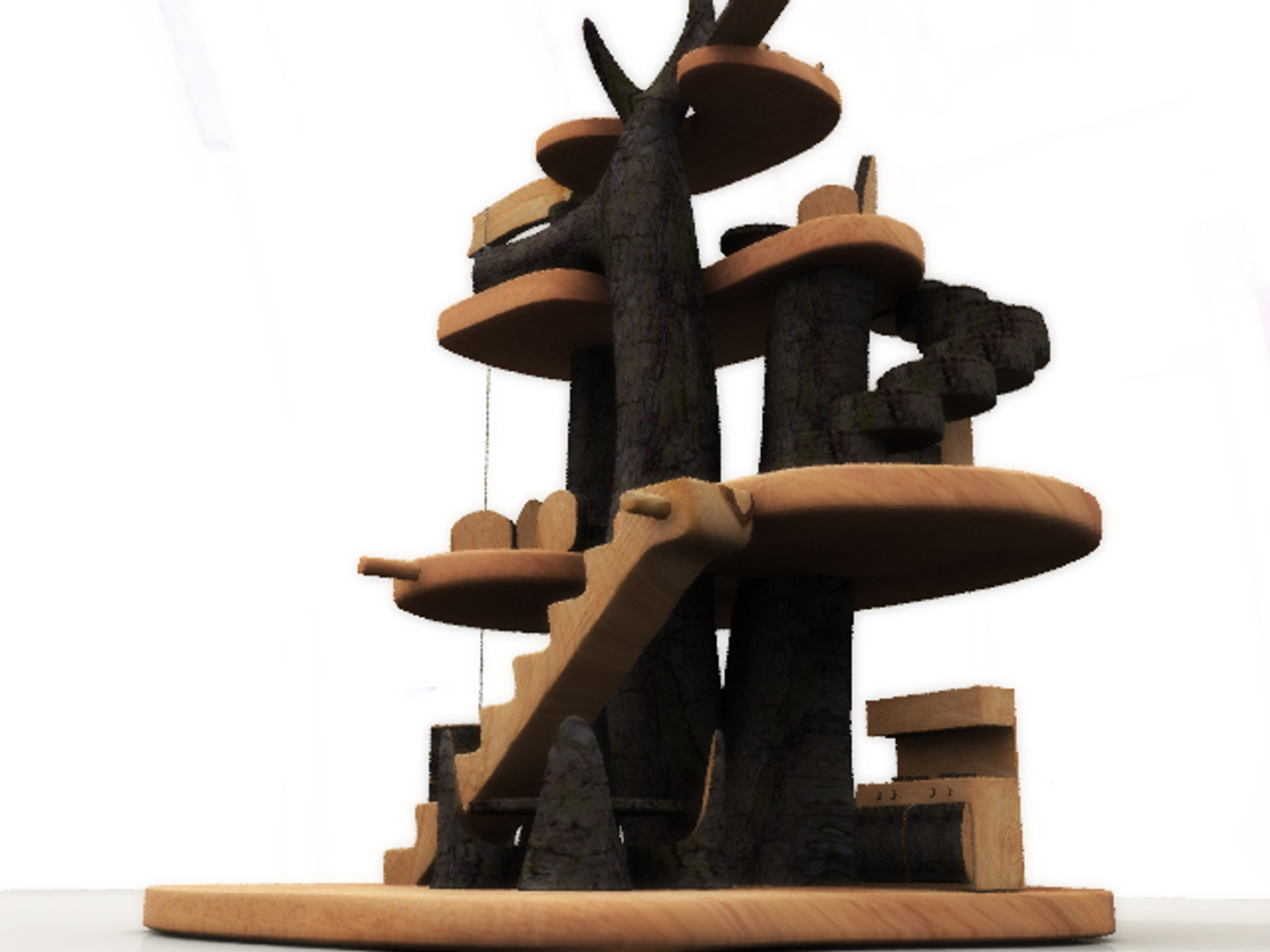 treehouse art 3d lwo