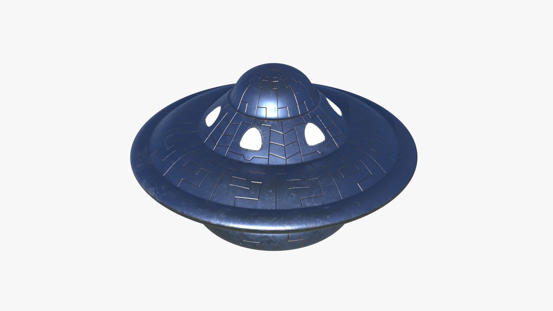 Science Fiction Alien Spaceship Pbr Model - TurboSquid 1934828