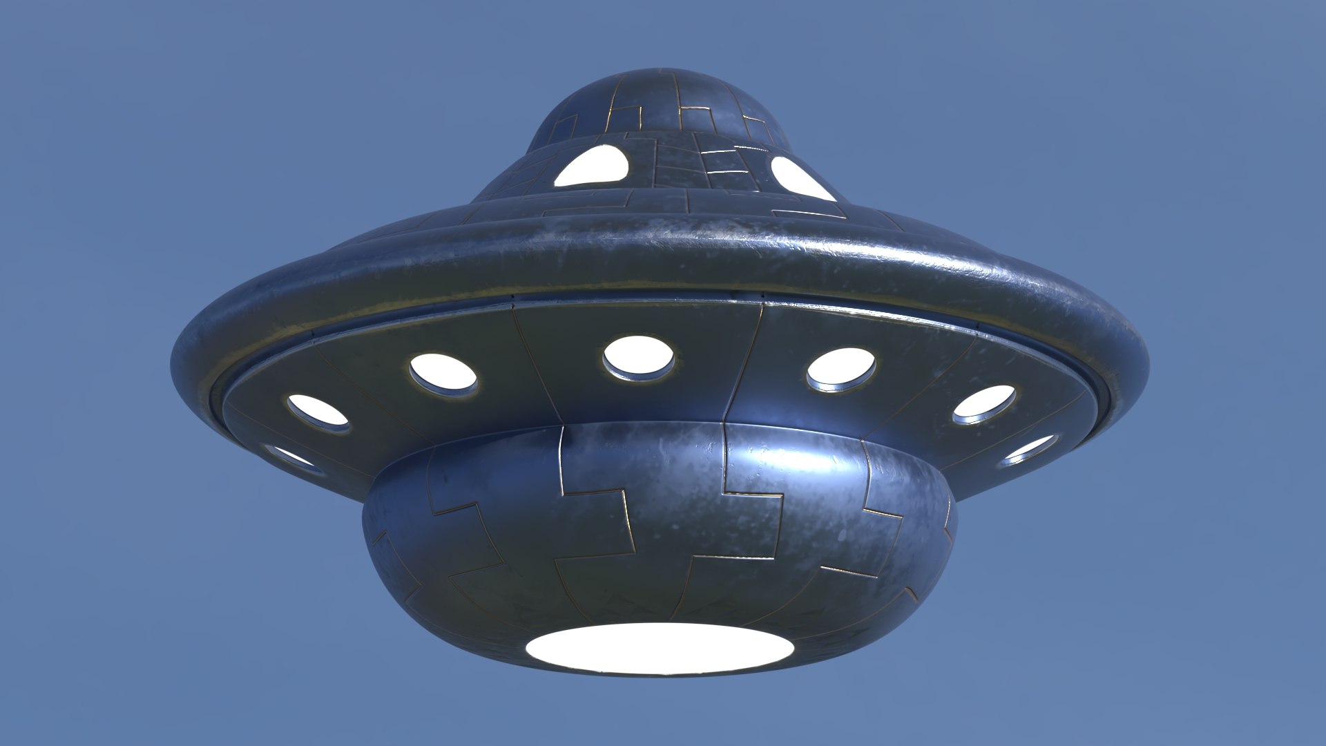 Science Fiction Alien Spaceship Pbr Model - TurboSquid 1934828