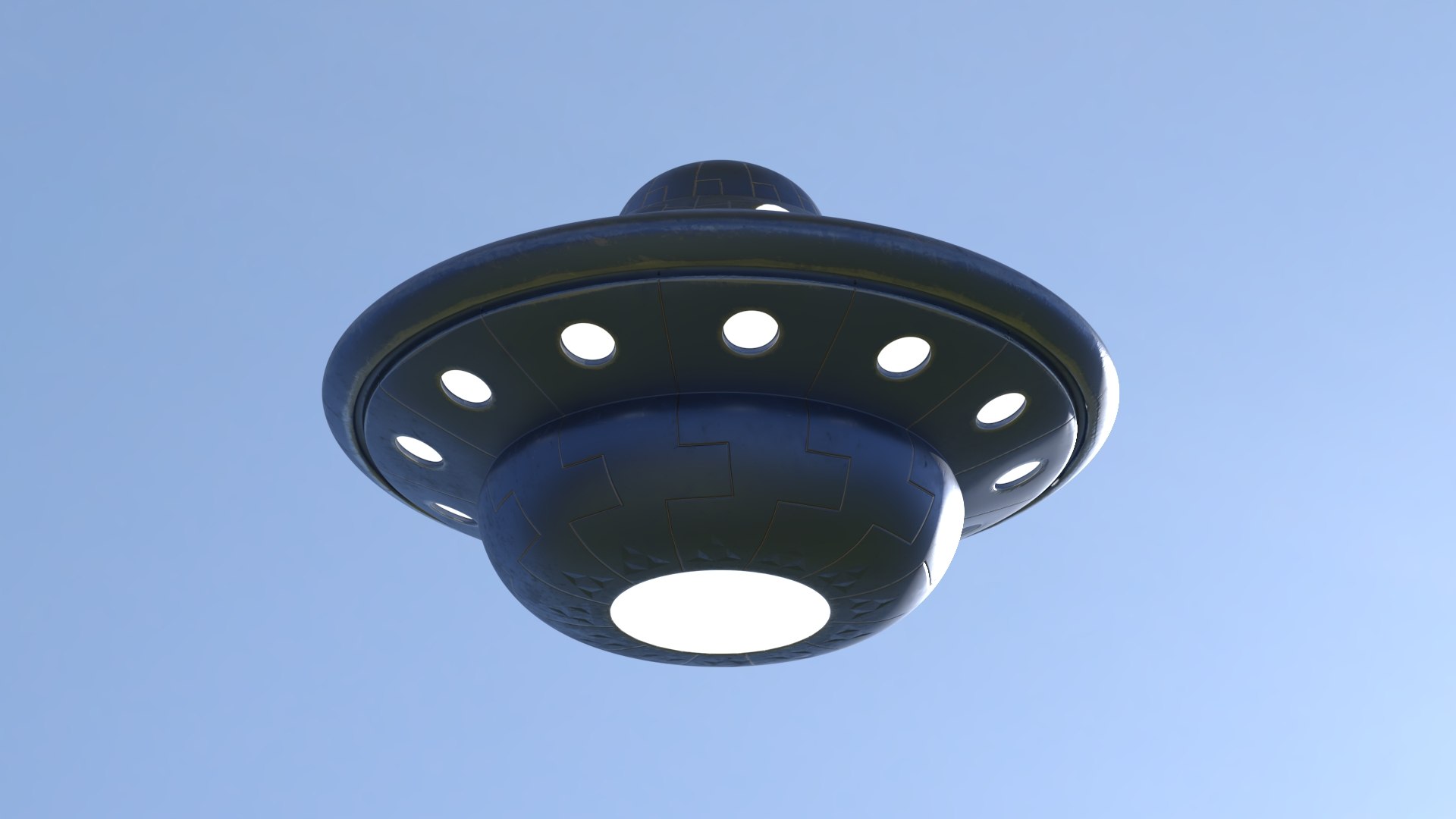 Science Fiction Alien Spaceship Pbr Model - TurboSquid 1934828