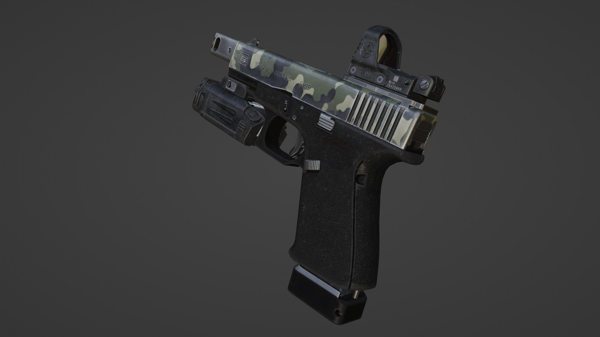 3D модель Glock 19 - TurboSquid 2065437