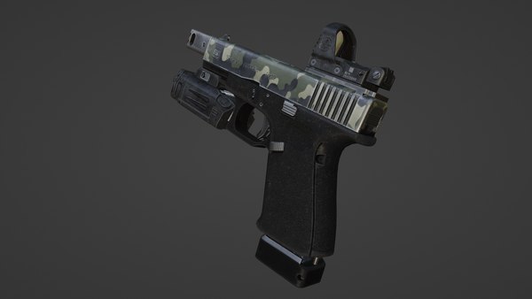 3D модель Glock 19 - TurboSquid 2065437